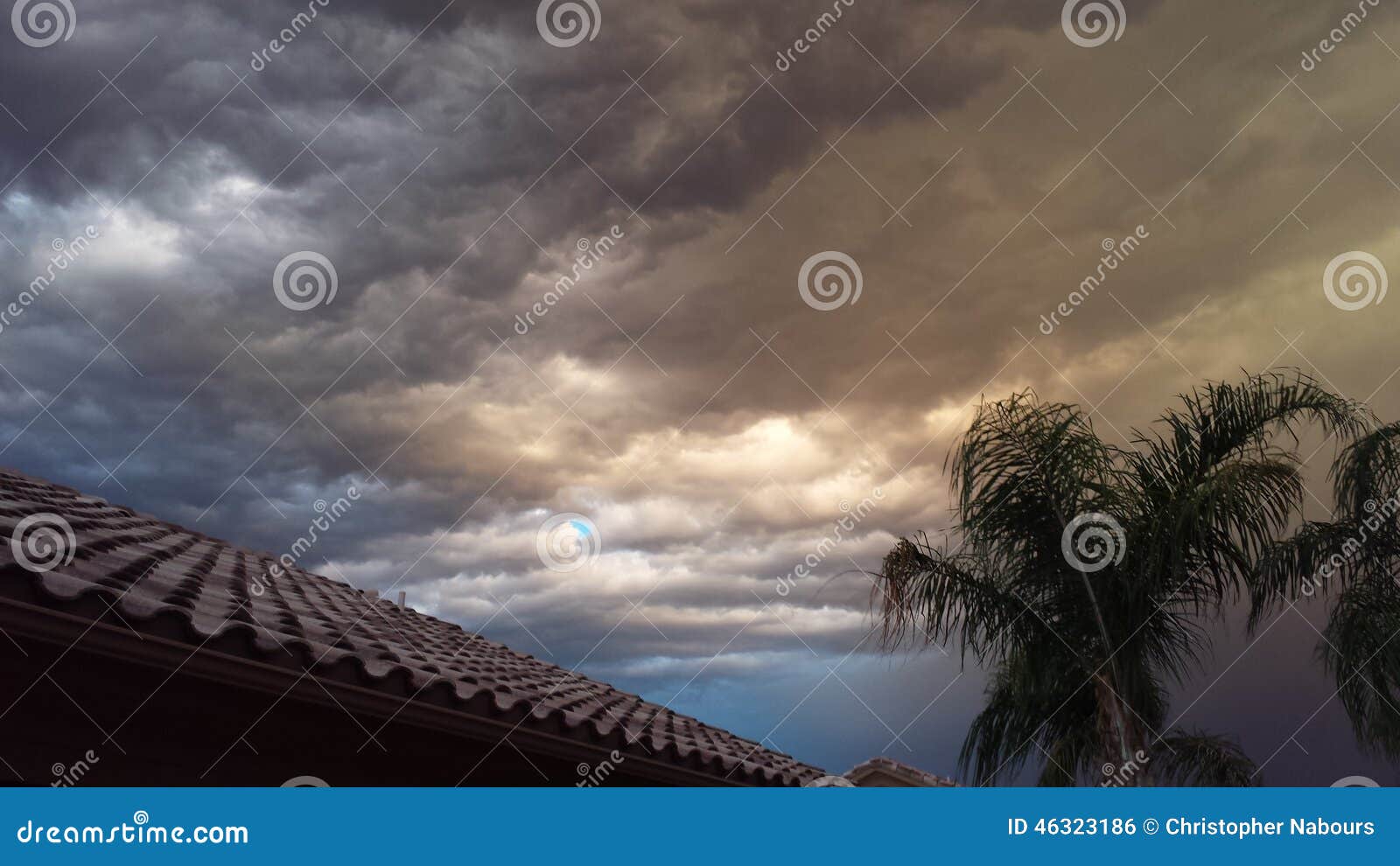 Arizona Rain Storm stock photo. Image of glendale, rain - 46323186