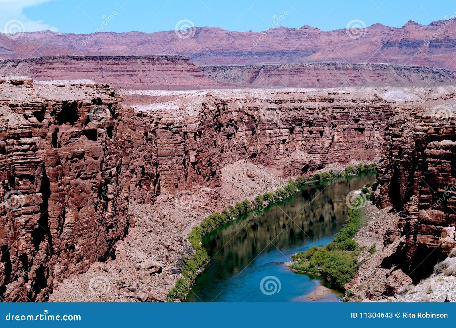 Arizona river stock image. Image of mountains, water - 11304643