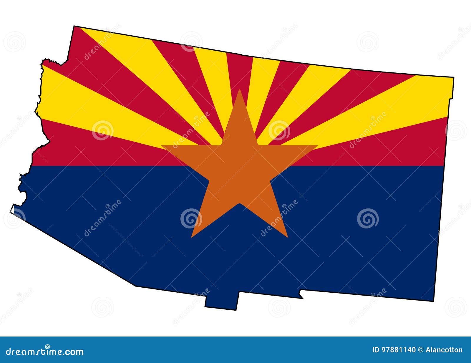 Outline Of State Flags