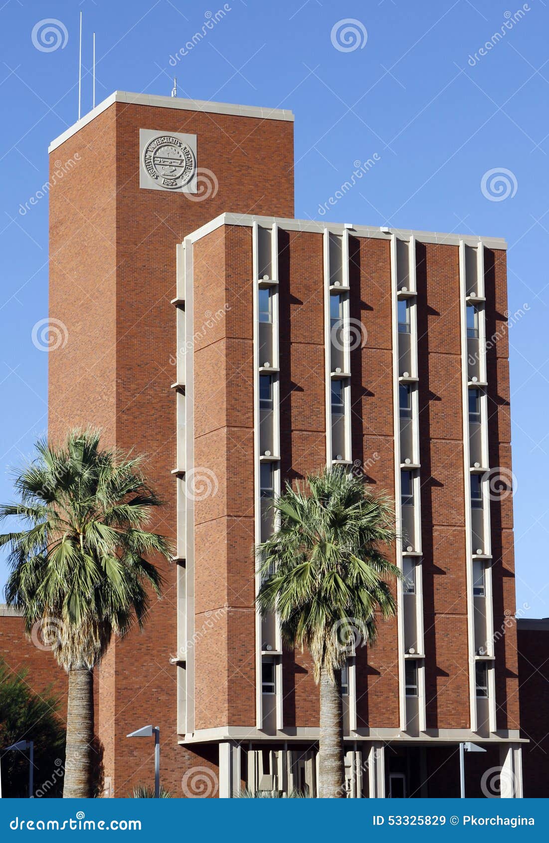Arizona State University Building, Stock Image - Image of ...