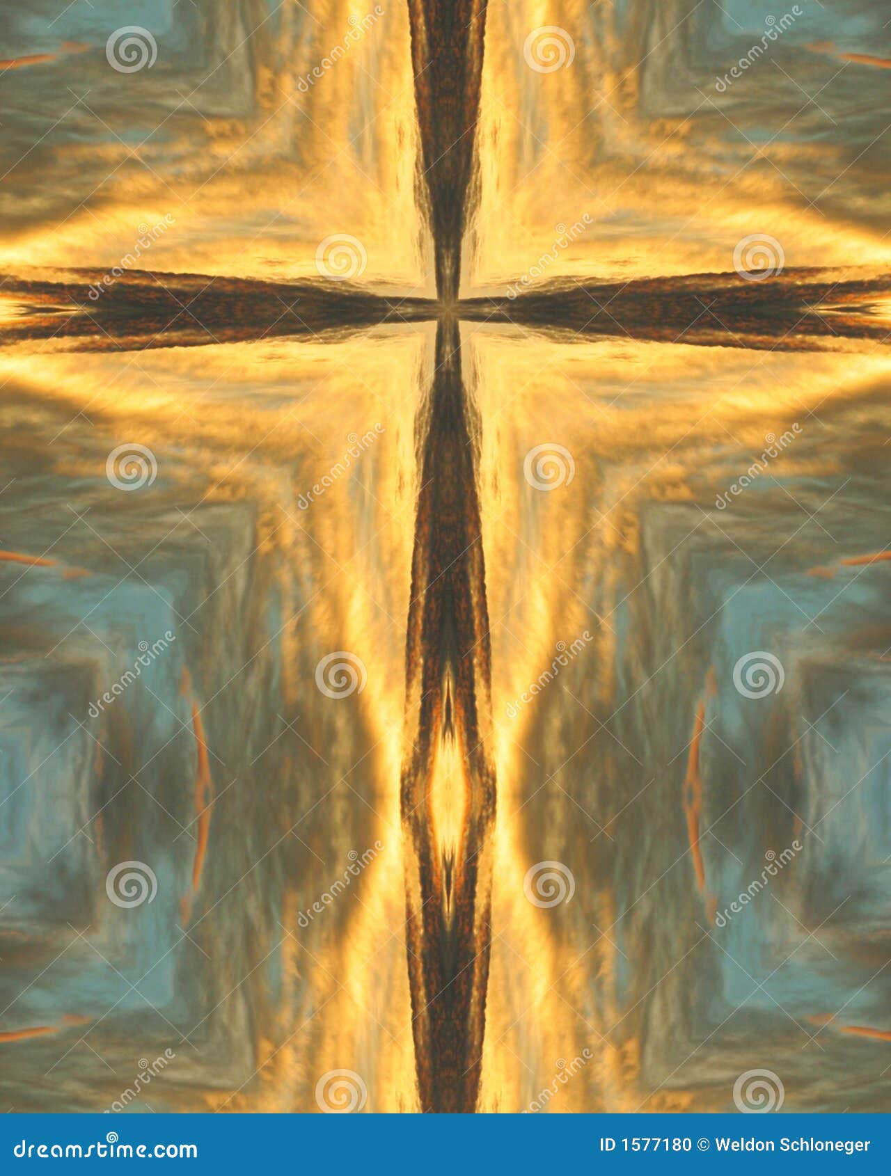Arizona sunrise cross stock illustration. Illustration of vertical ...