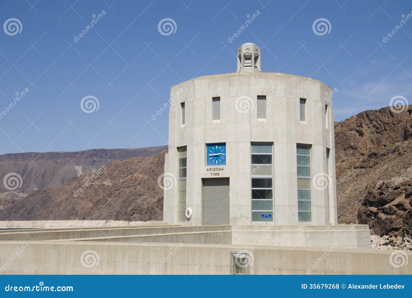 Arizona tower stock photo. Image of rocks, clock, tower - 35679268