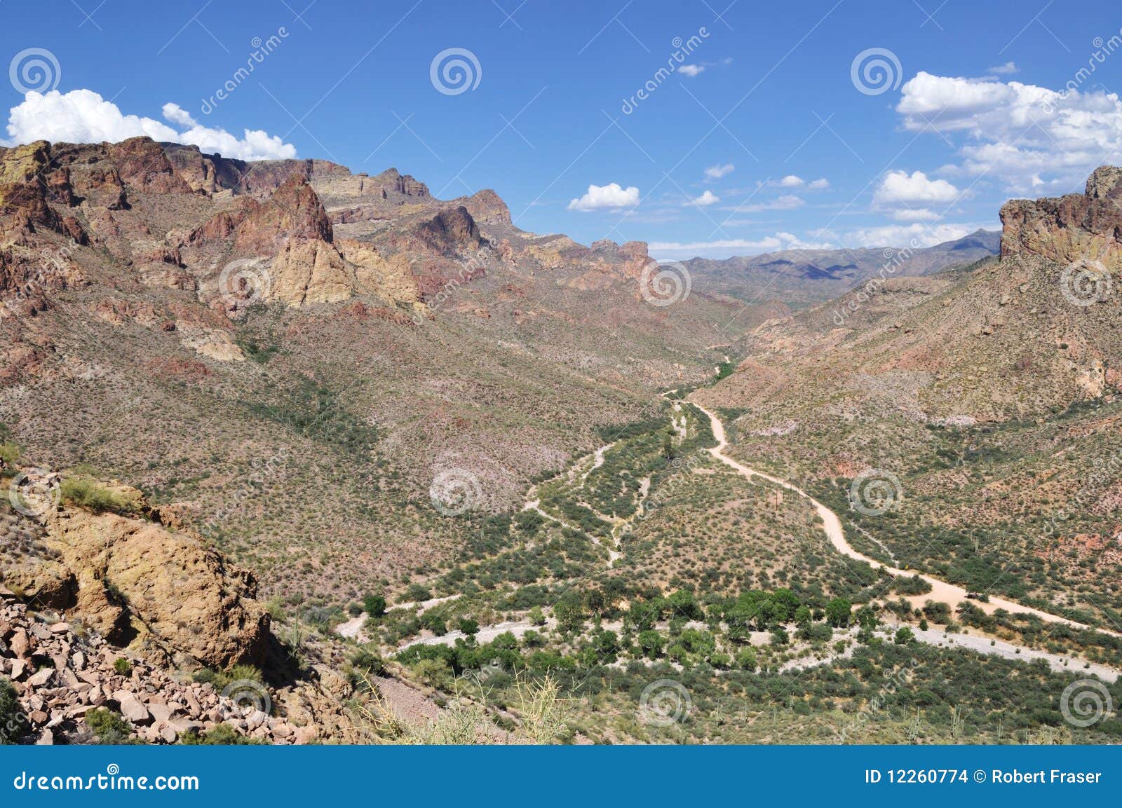 Arizona Valley stock photo. Image of apache, road, usery - 12260774