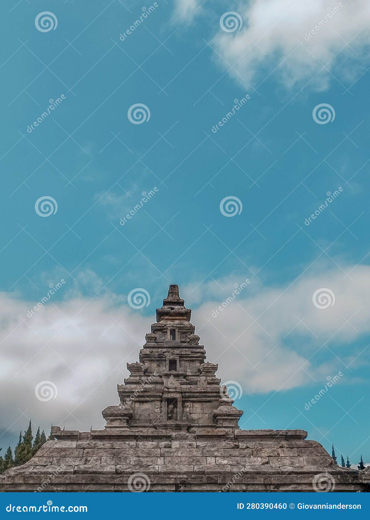 Arjuna Dieng Temple in Dieng, Central Java Indonesia Stock Photo ...