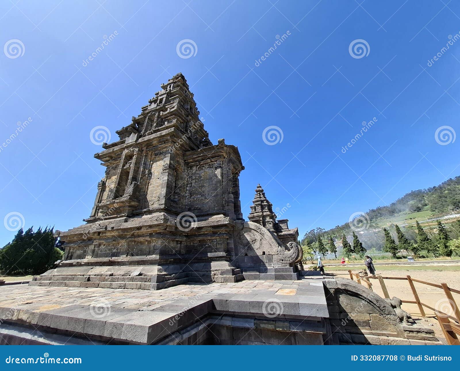 Arjuna Hindu Temple In Dieng Plateau Stock Photo | CartoonDealer.com ...
