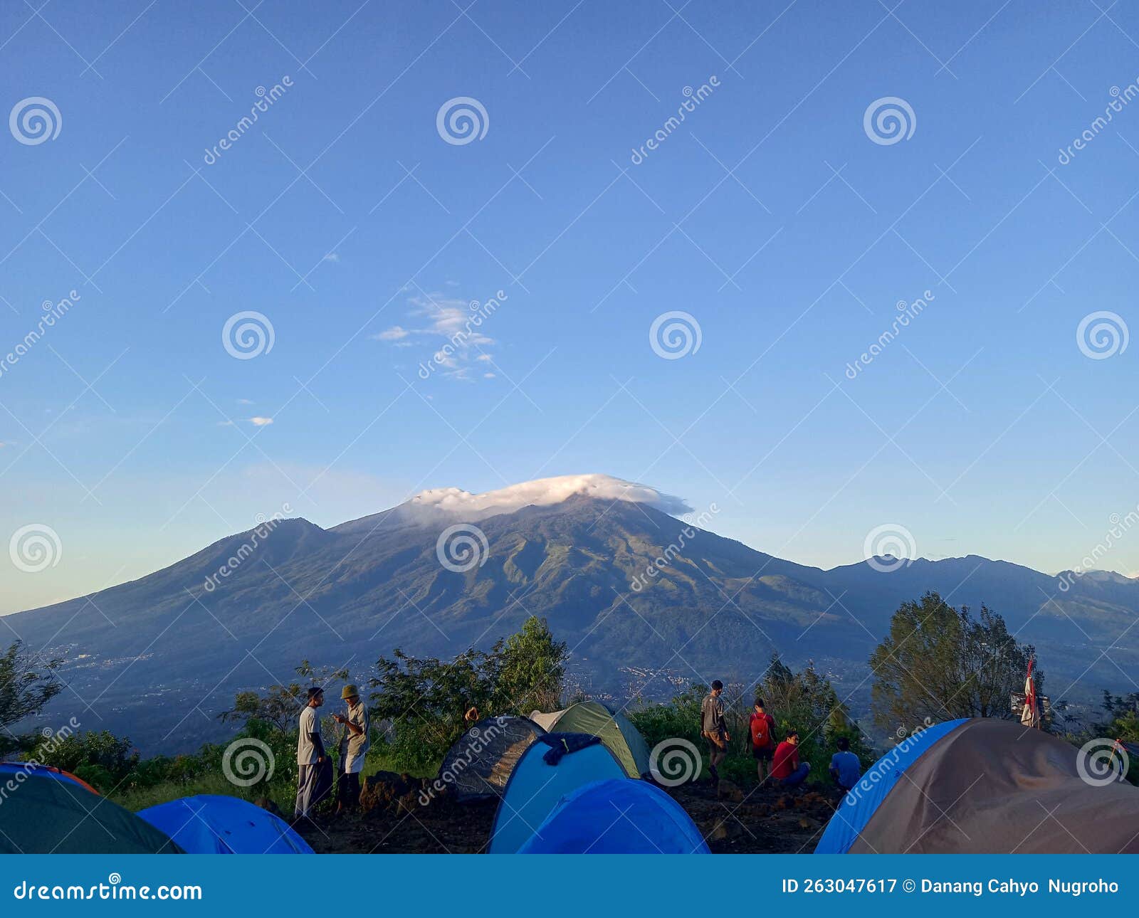 Arjuno and Welirang from Penanggungan Editorial Photography - Image of ...