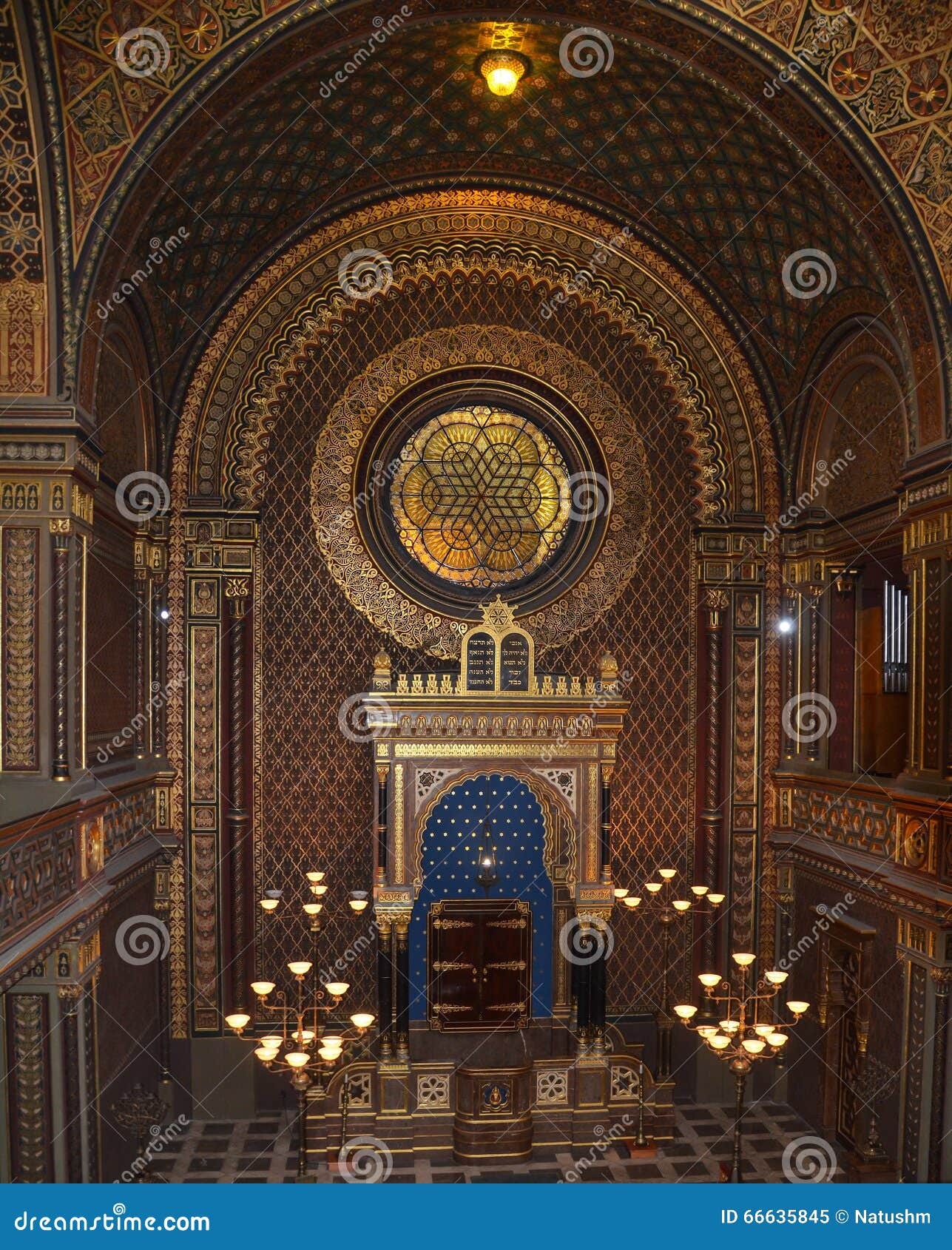 Ark Ancient Synagogue in Prague. Stock Image - Image of judaism, arks ...