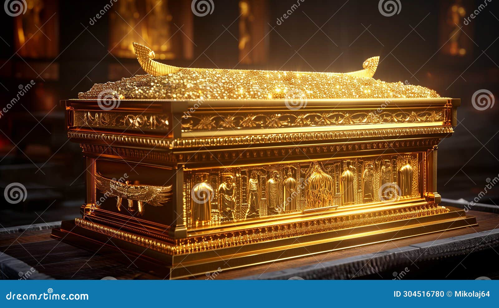 The Ark Of The Covenant Also Known As The Ark Of The Testimony Or Ark ...