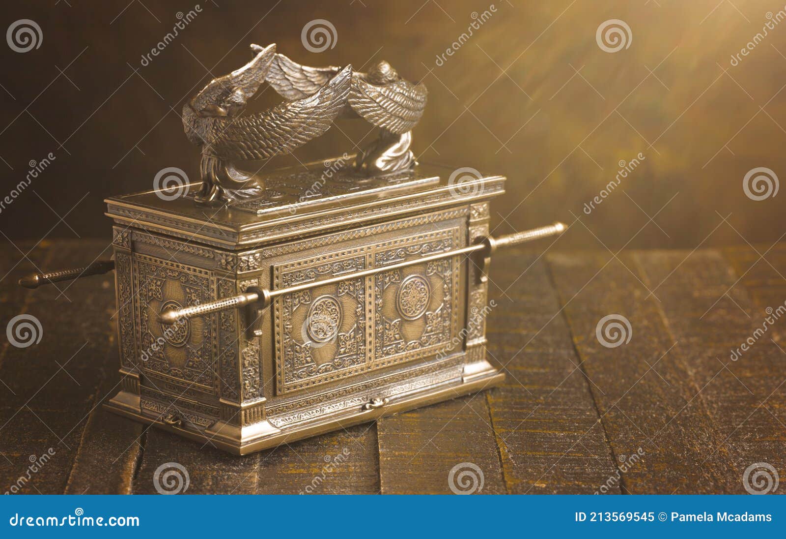 Ark of the Covenant in Dramatic Sunlight Stock Image - Image of priest ...