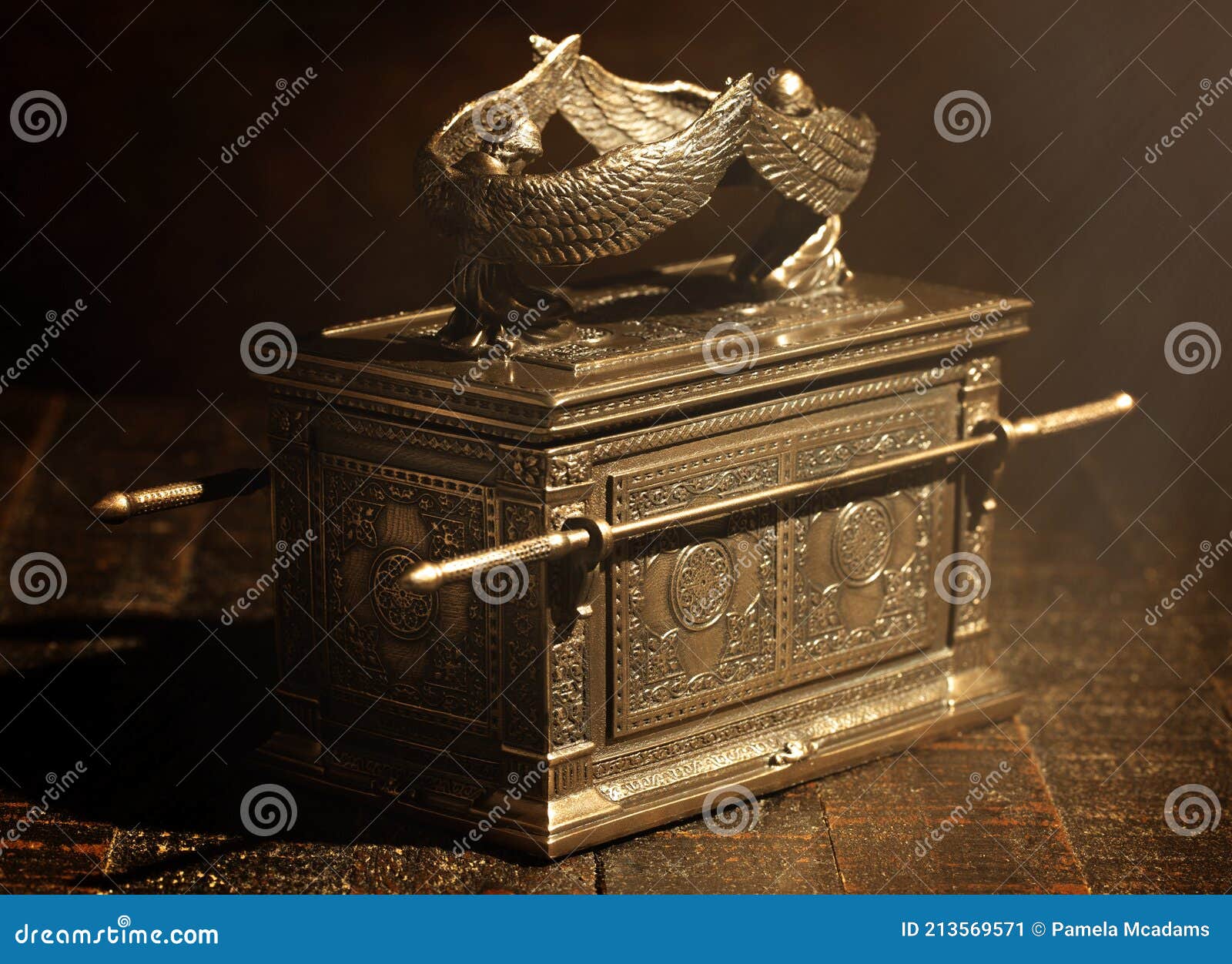 Ark of the Covenant in Dramatic Sunlight Stock Image - Image of ...