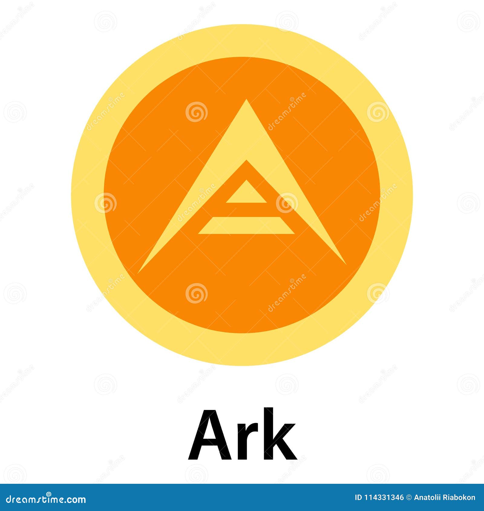 Ark icon, flat style editorial photo. Illustration of market - 114331346