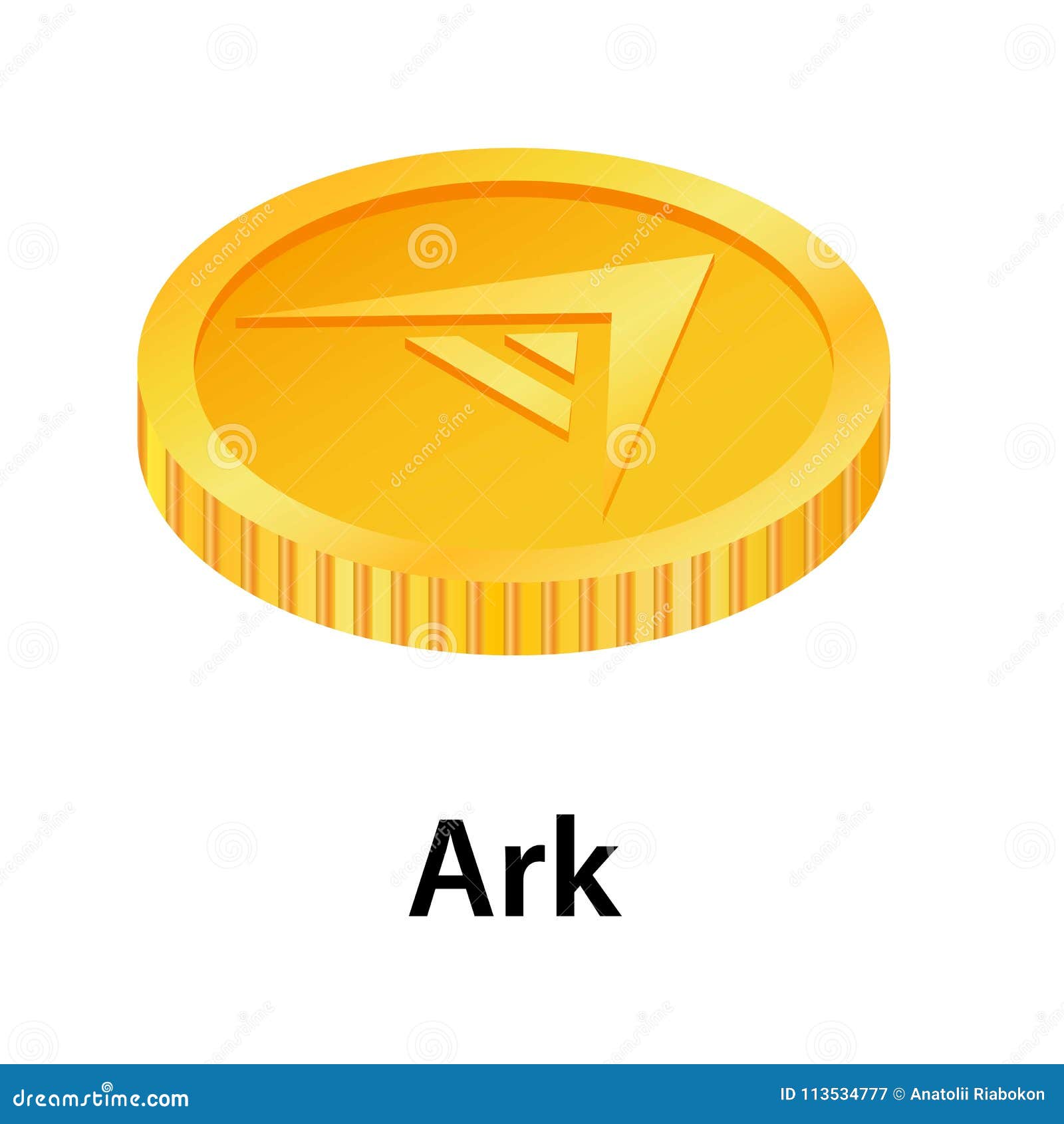 Ark icon, isometric style editorial photography. Illustration of icon ...