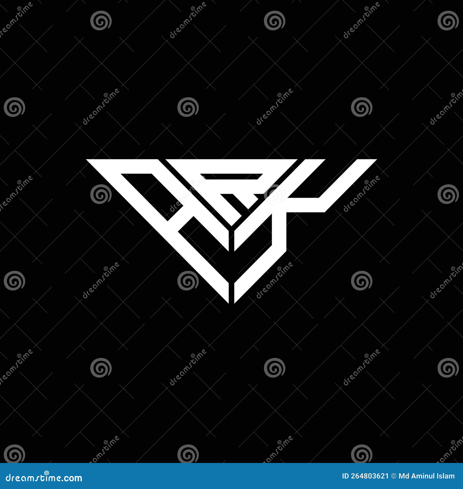 ARK Letter Logo Creative Design with Vector Graphic Stock Vector ...