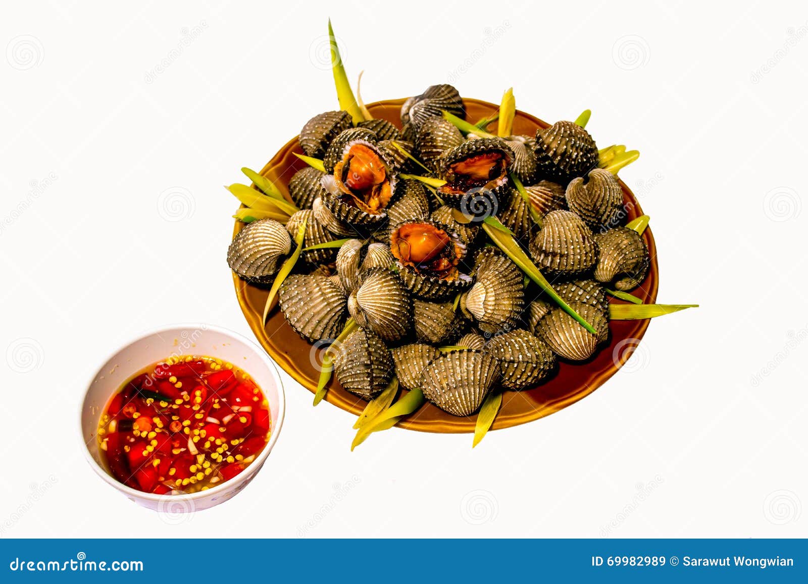 Ark shell seafood stock image. Image of goong, thai, spicy - 69982989
