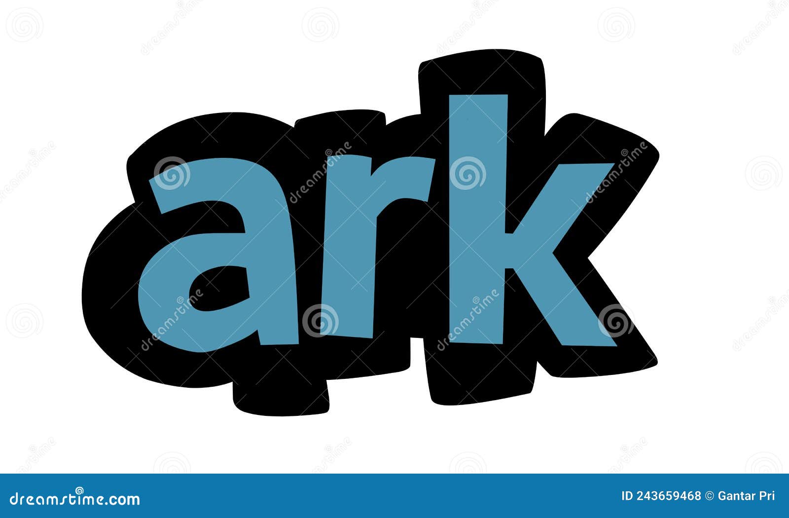 ARK Background Writing Vector Design Stock Vector - Illustration of ...
