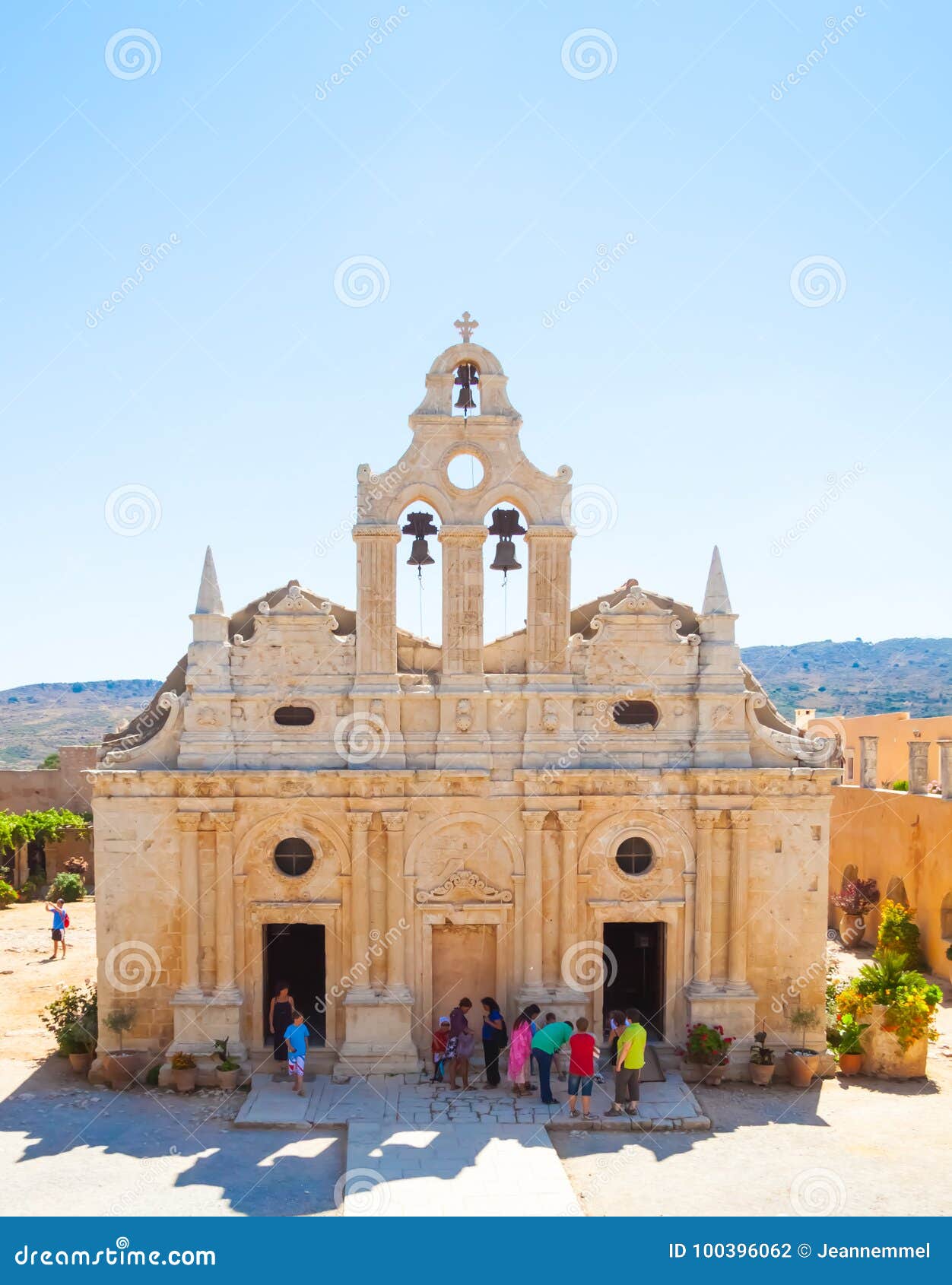 Arkadi Monastery editorial photography. Image of landmark - 100396062