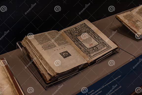 Arkadi Monastery Ancient Book Editorial Photography - Image of objects ...