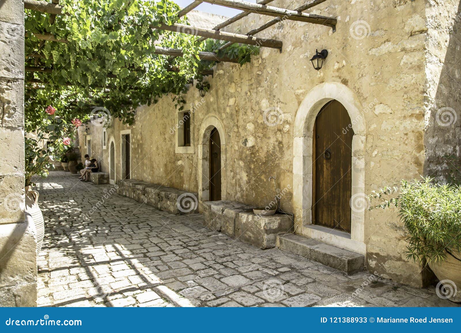 The Arkadi Monastery in Crete Stock Image - Image of nice, monastery ...