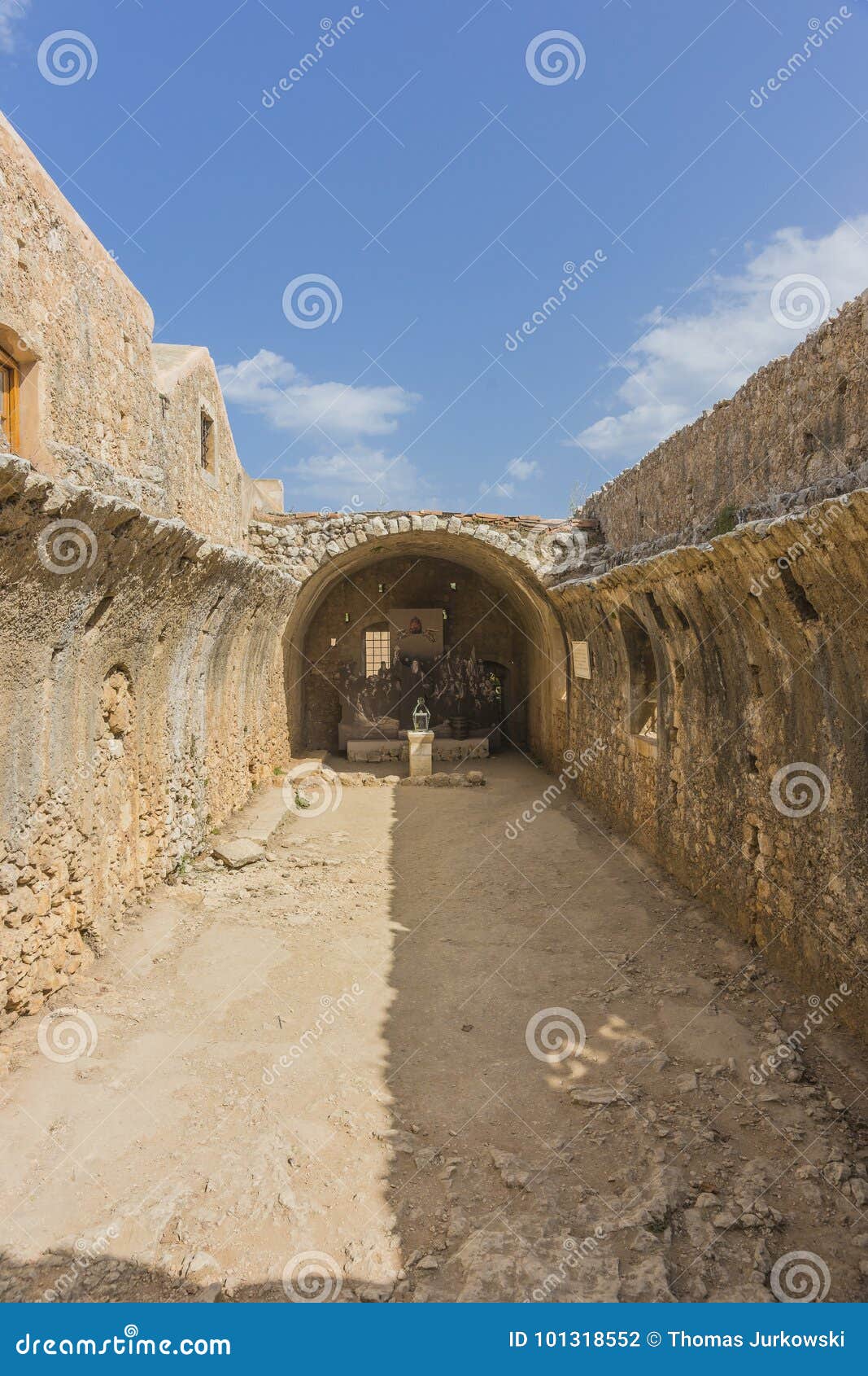 Arkadi monastery. Crete stock photo. Image of buildings - 101318552