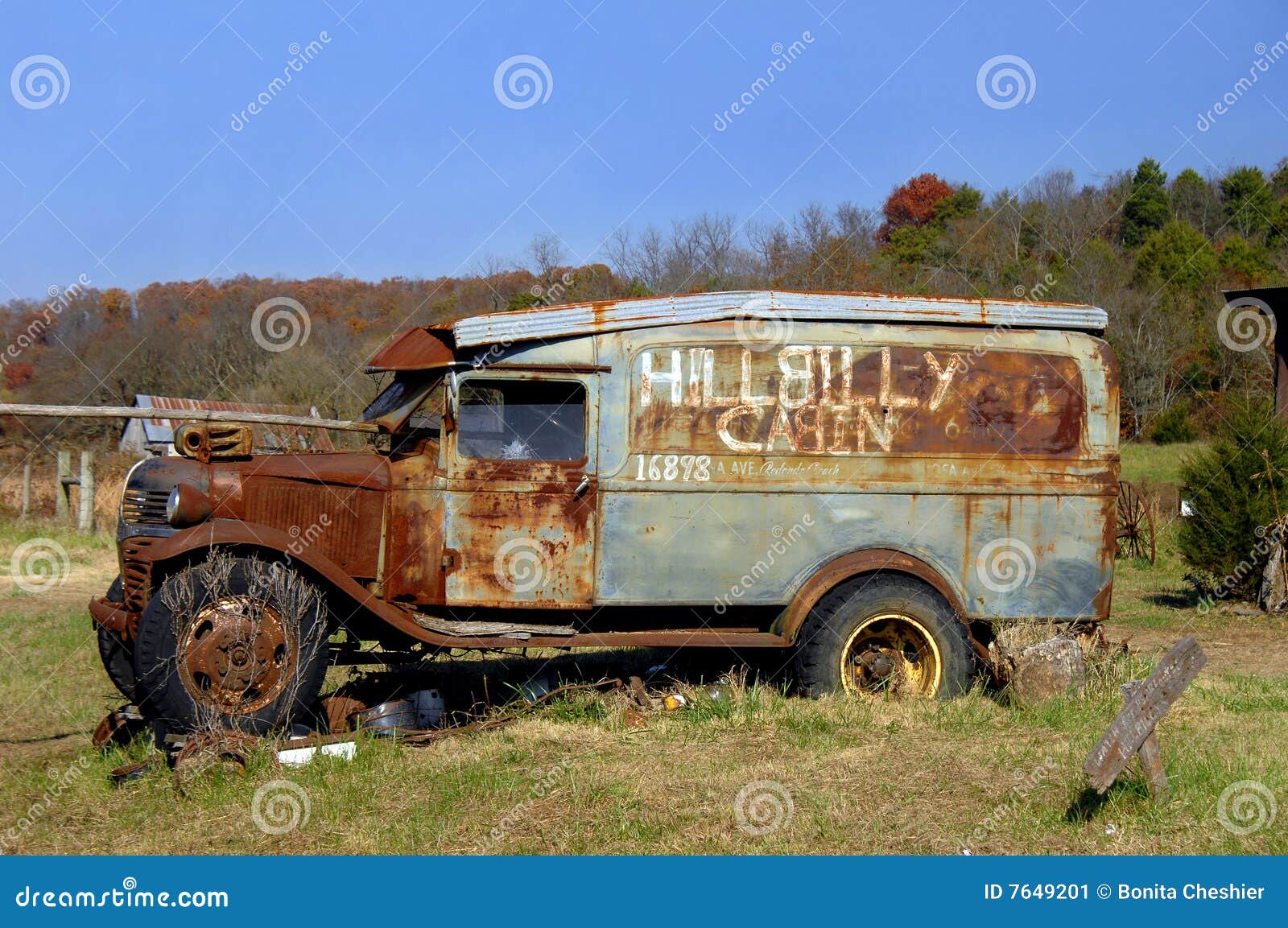 Arkansas Hillbilly Auto stock image. Image of overgrown - 7649201