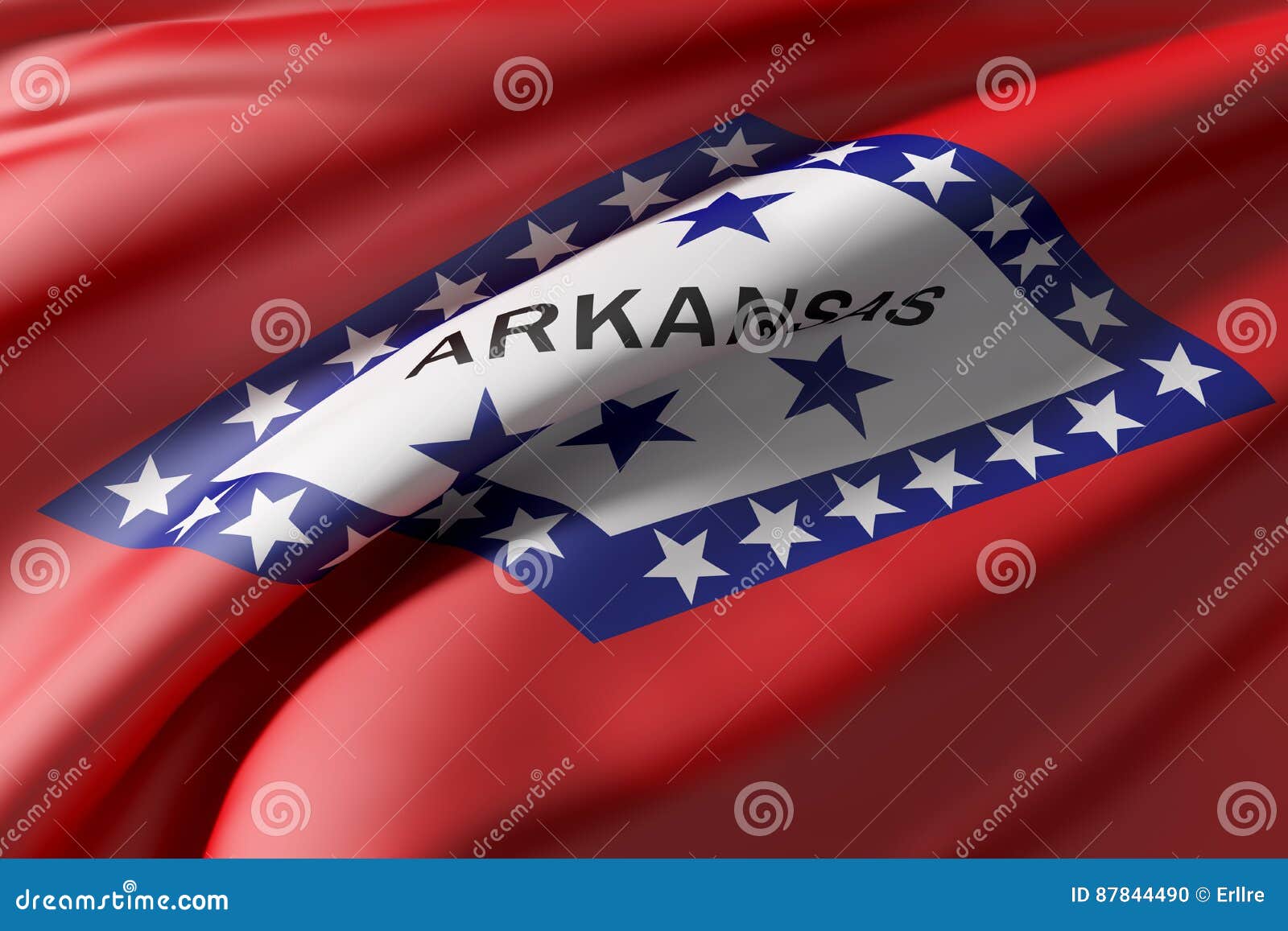 Arkansas State flag stock illustration. Illustration of symbol - 87844490