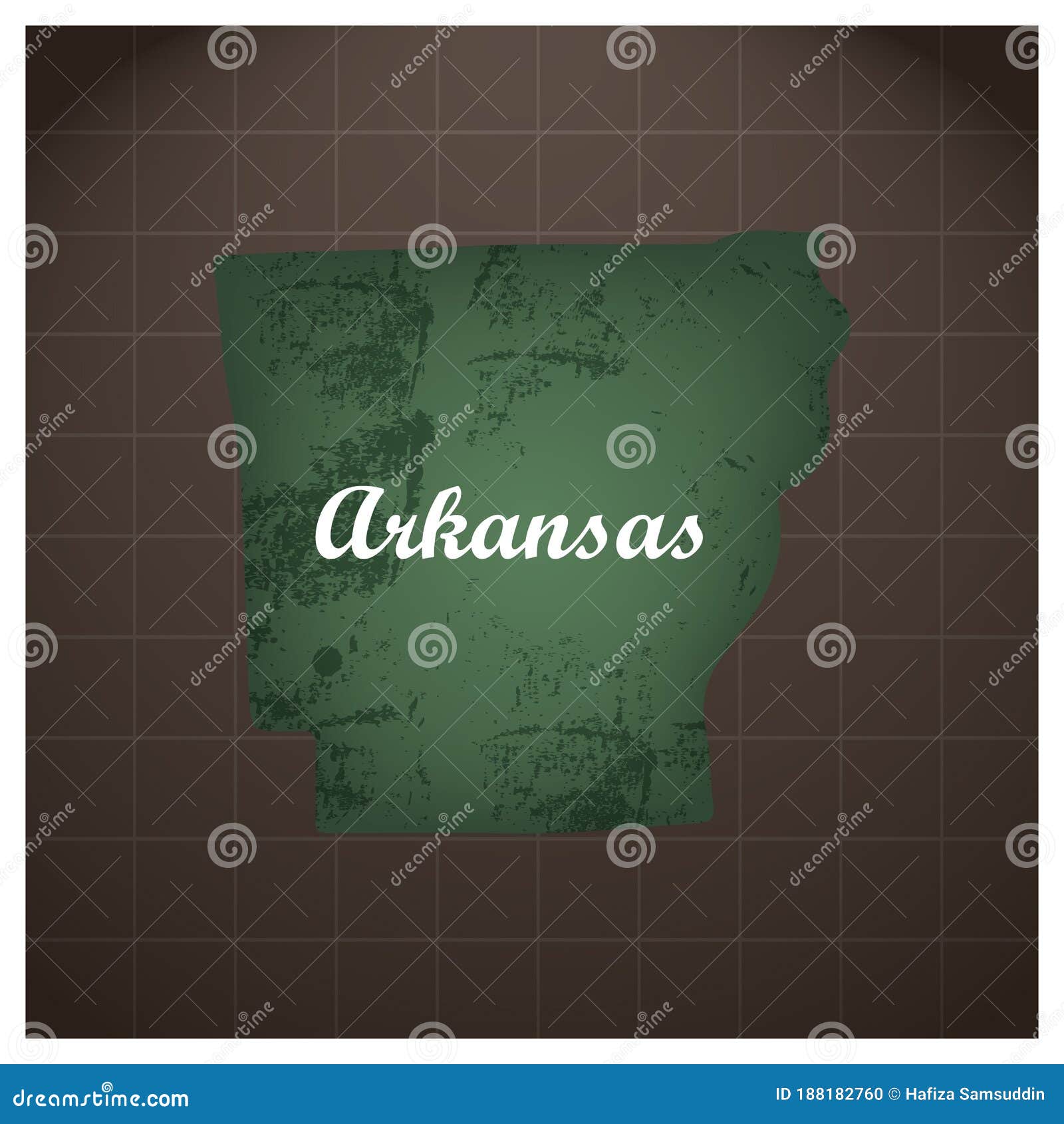 Arkansas State Map. Vector Illustration Decorative Design Stock Vector ...