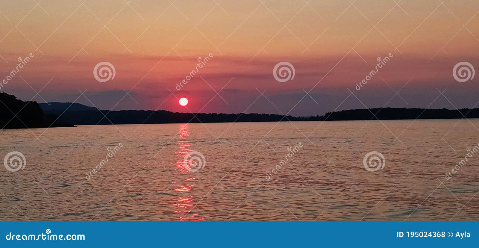 Arkansas sunset stock photo. Image of shore, heber, sunset - 195024368