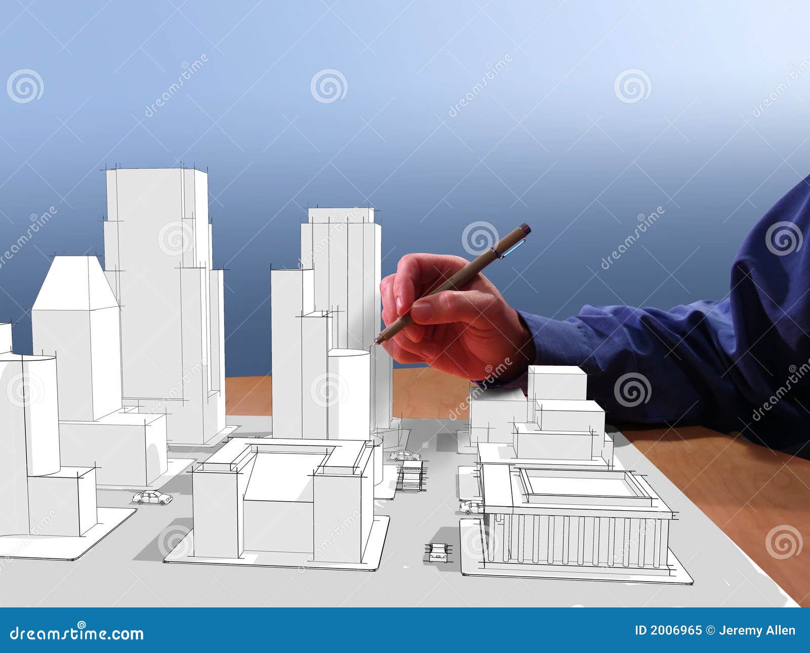 Arkitekt dröm- s fotografering för bildbyråer. Bild av bestämd - 2006965