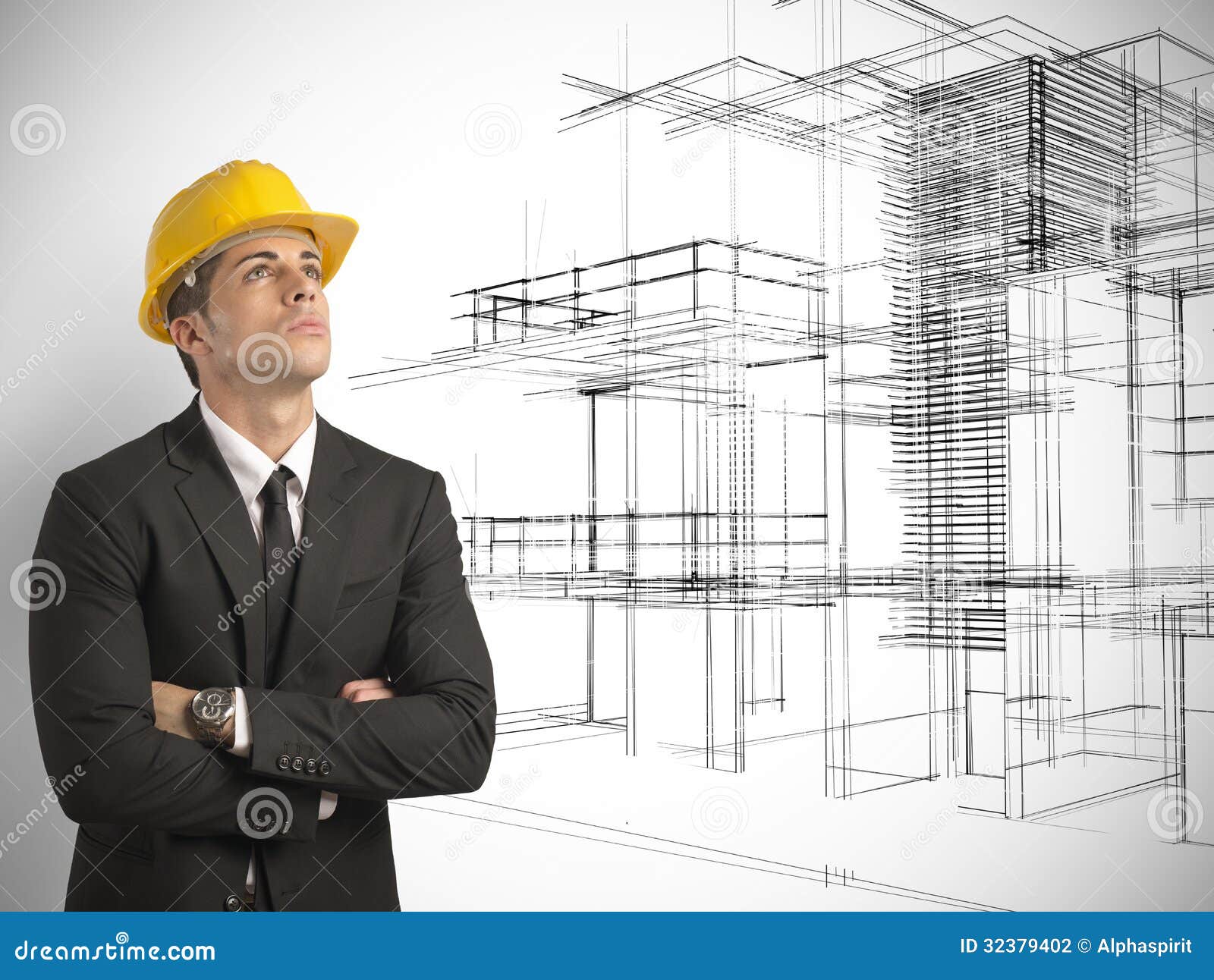 Arkitekt Och Projekt Av Moderna Byggnader Arkivfoto - Bild av bygger ...