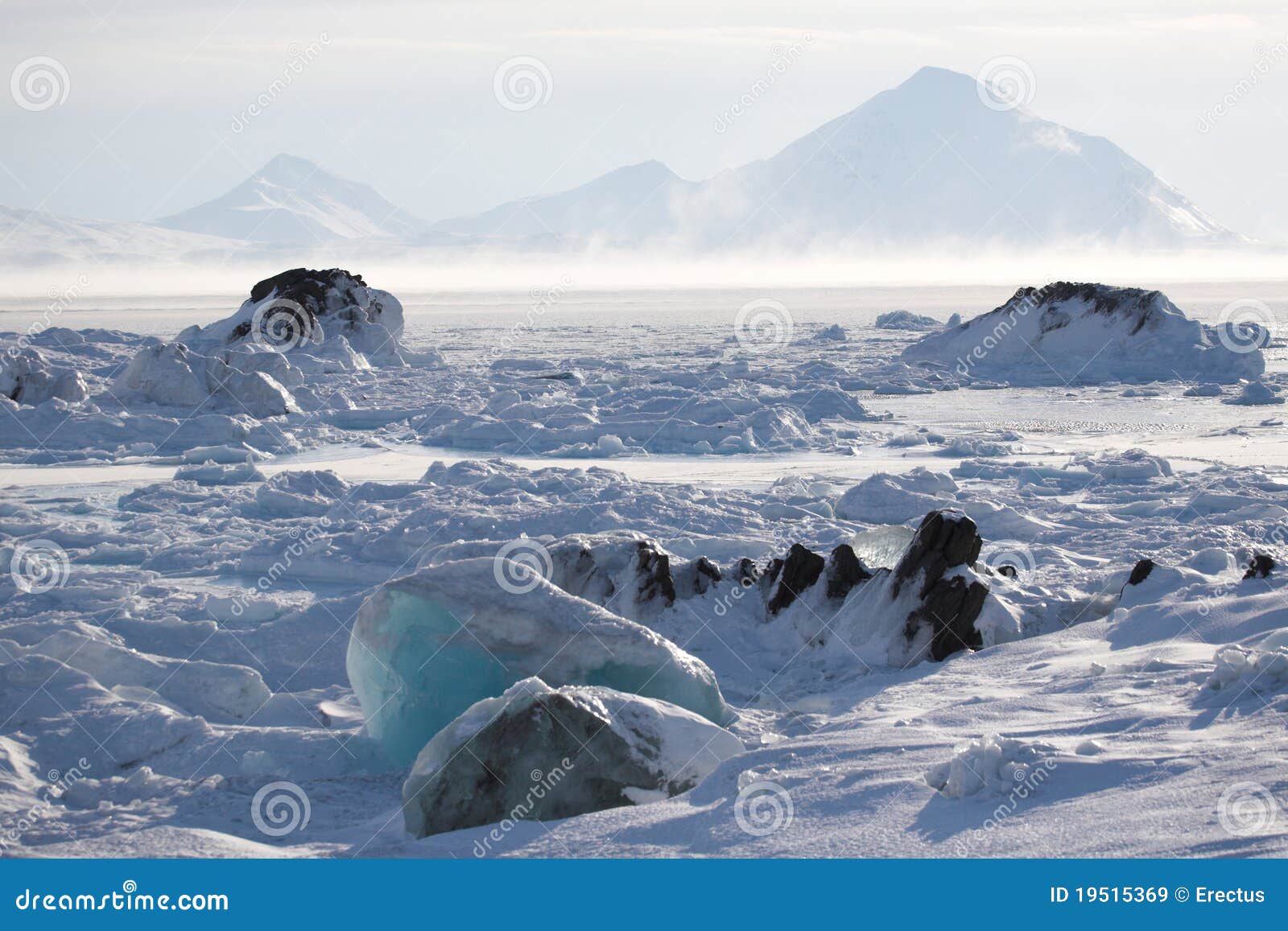Arktisches Klima stockbild. Bild von kalt, meer, landschaft - 19515369