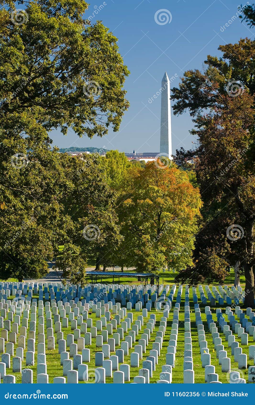 Arlington Cemetery stock photo. Image of fall, national - 11602356