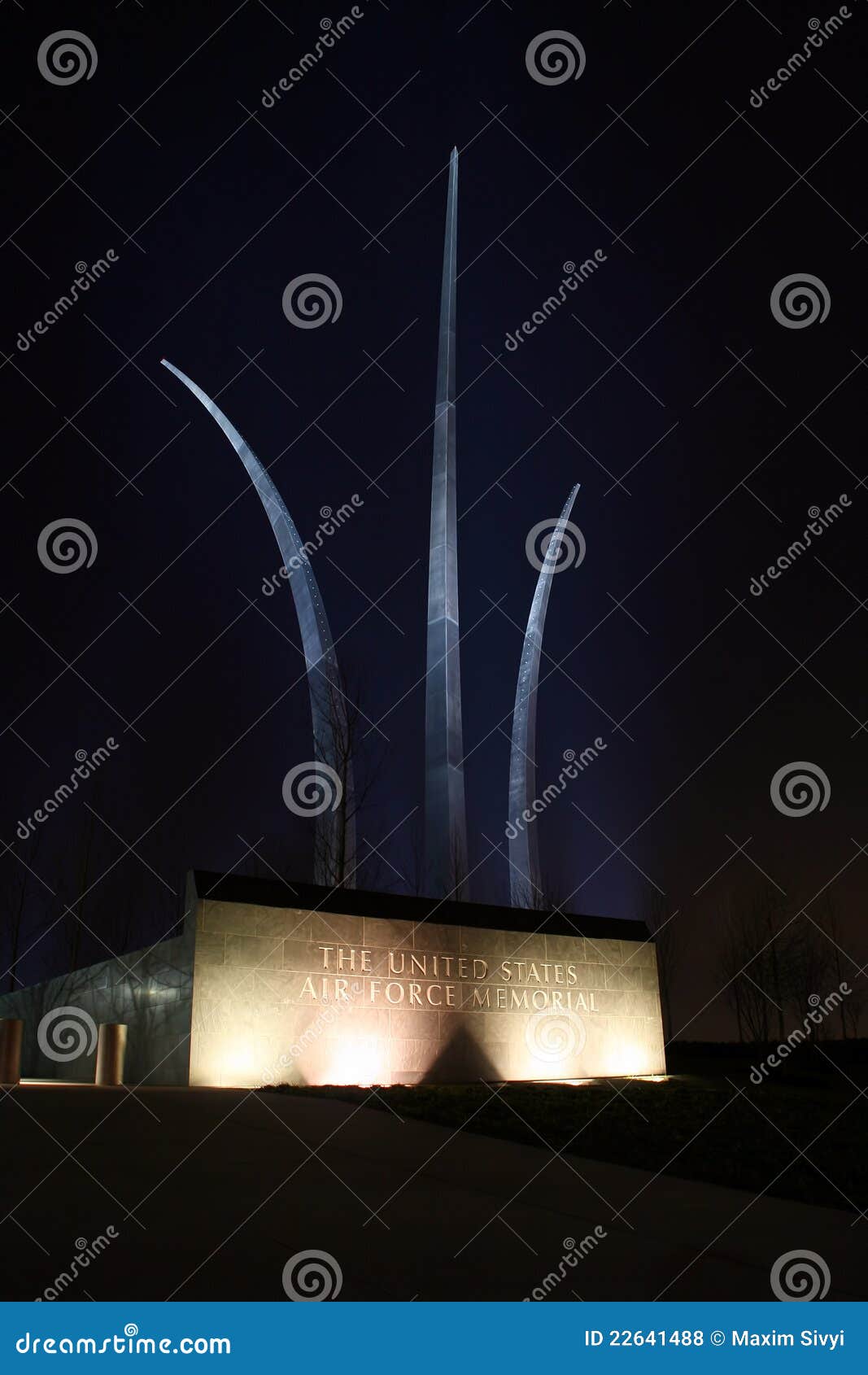 Arlington DC Air Force Memorial Editorial Stock Photo - Image of honor ...