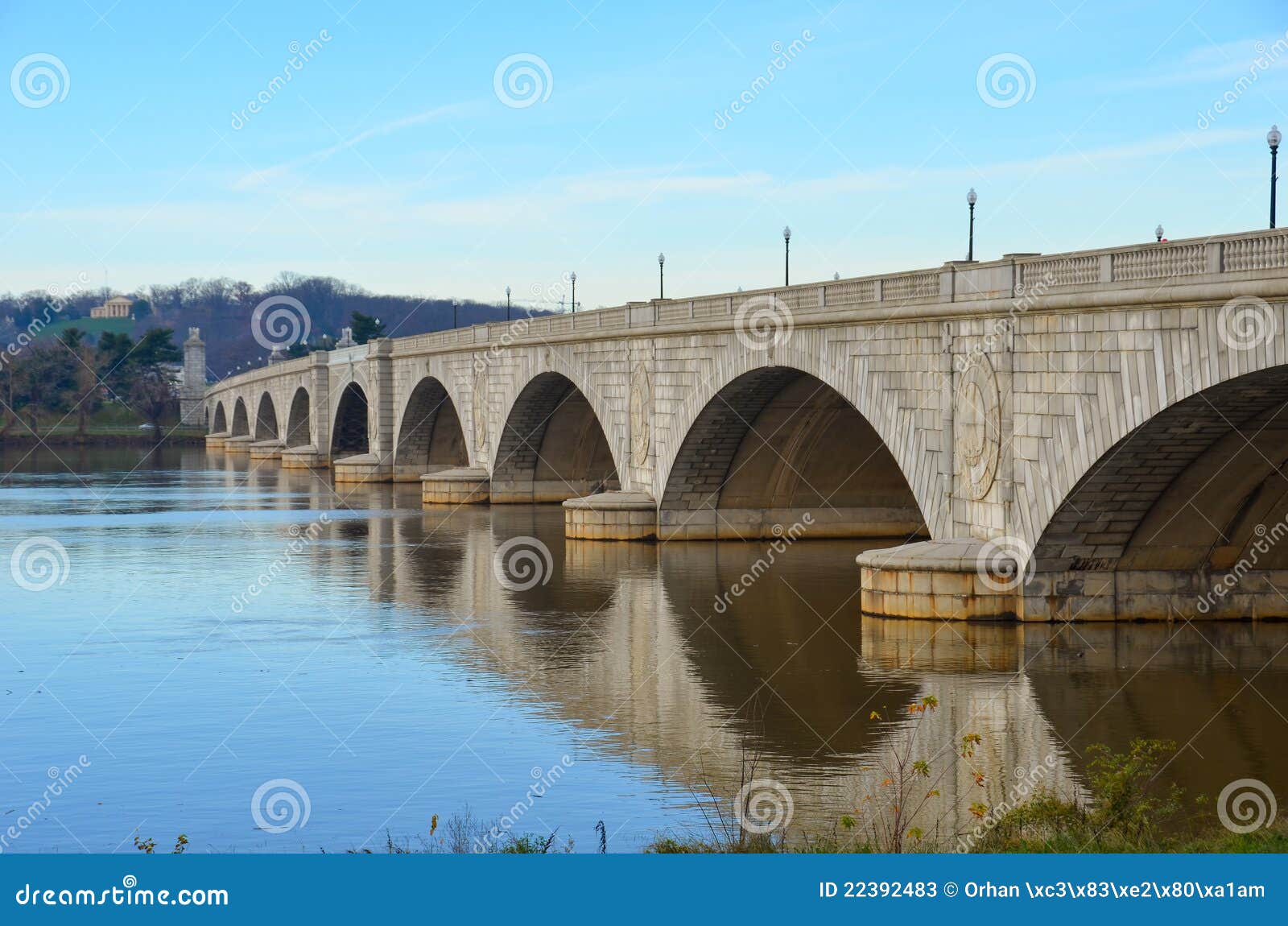 Arlington Memorial Bridge, Washington DC USA Stock Image - Image of ...