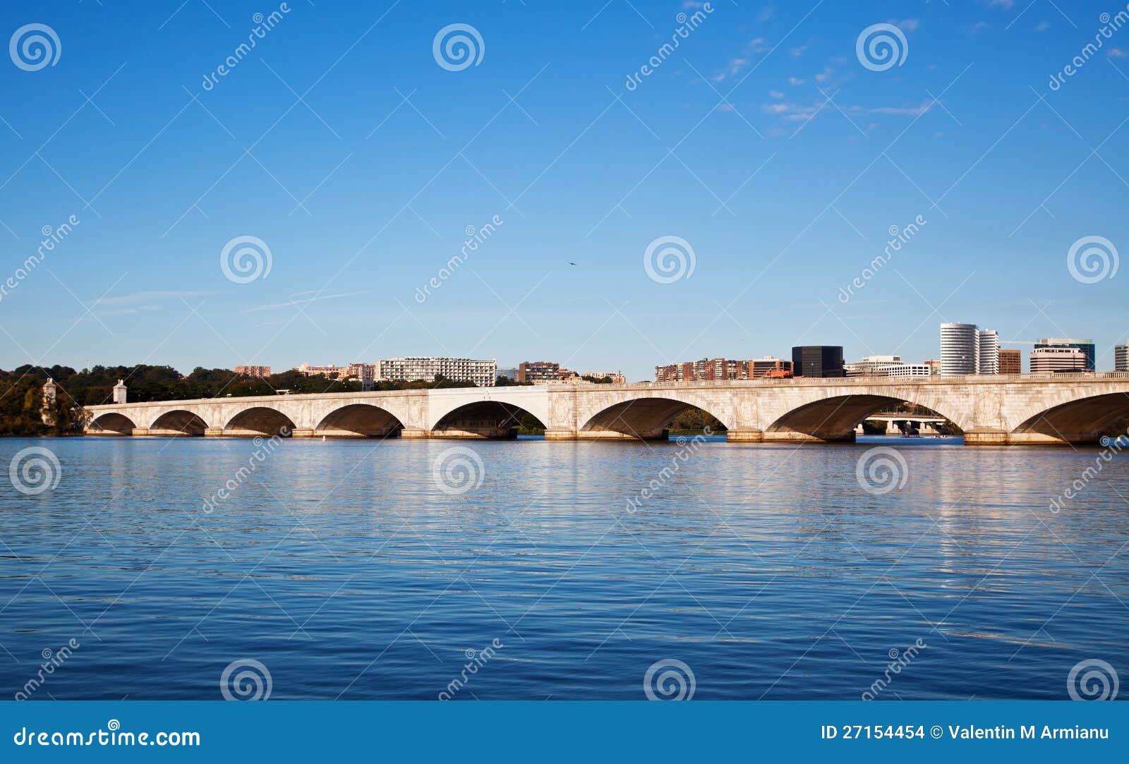 Arlington Memorial Bridge, Washington DC USA Stock Photo - Image of ...
