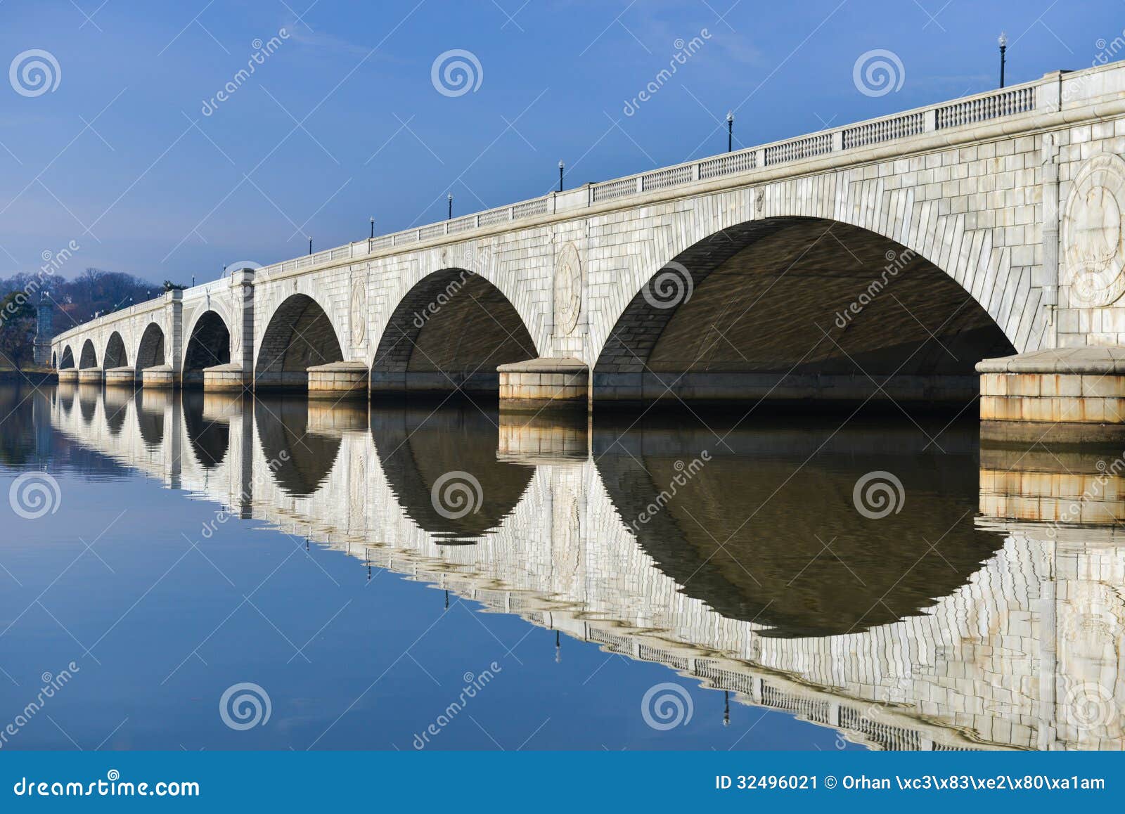 Arlington Memorial Bridge, Washington DC USA Stock Image - Image of ...