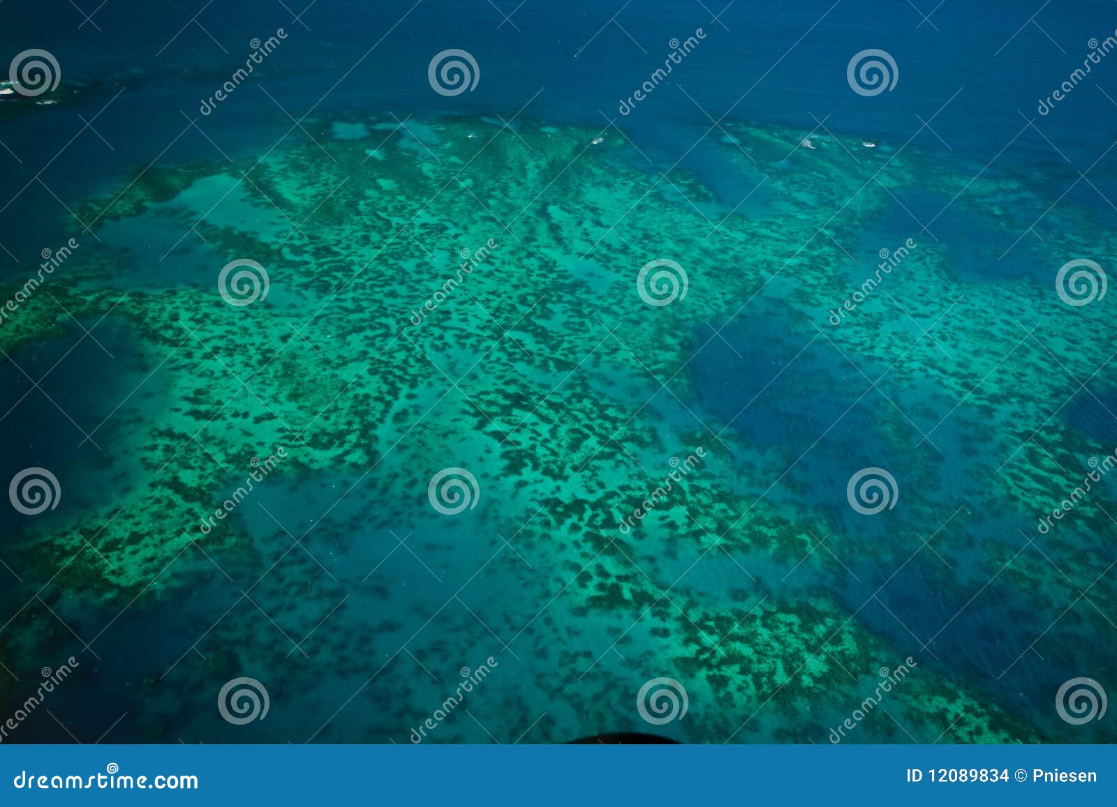 Arlington Reef Aerial View Great Barrier Reef Stock Photo - Image of ...