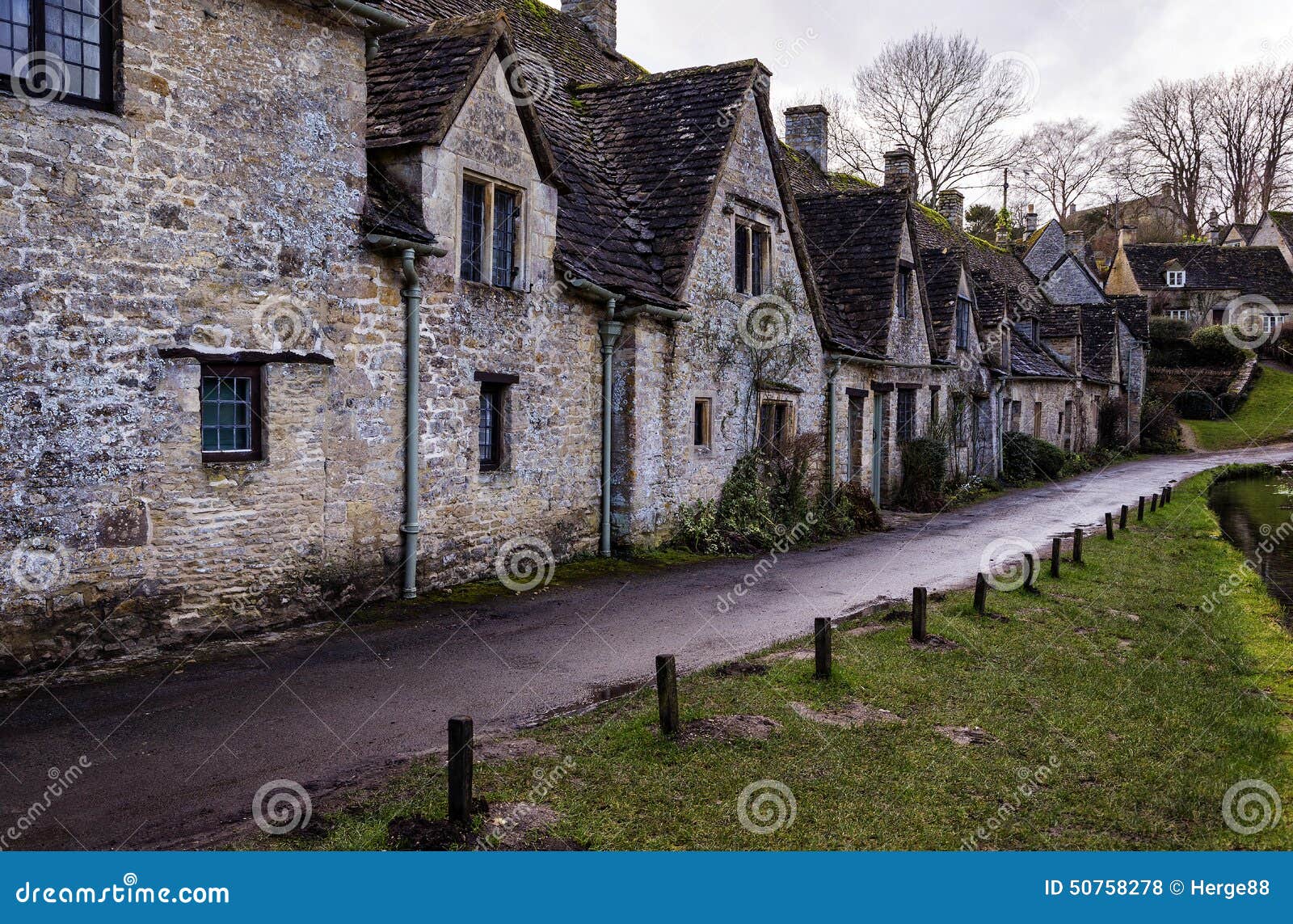 Arlington Row stock photo. Image of gloustershire, footpath - 50758278