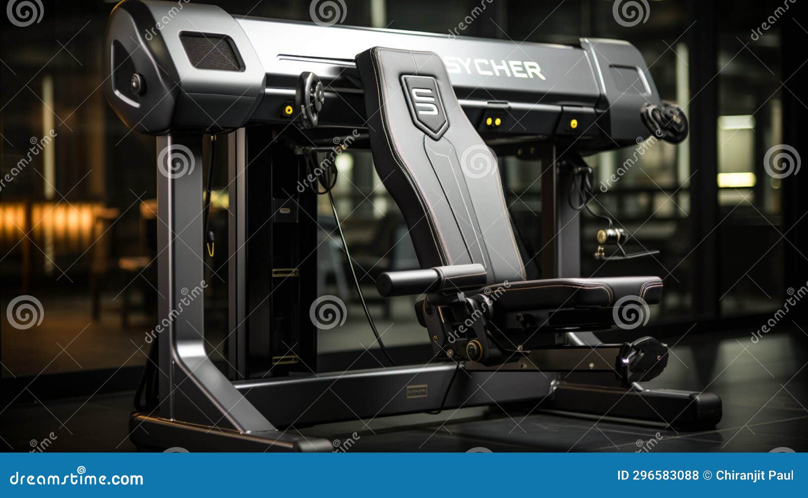 ARM CURL MACHINE for Gym stock photo. Image of exercising - 296583088