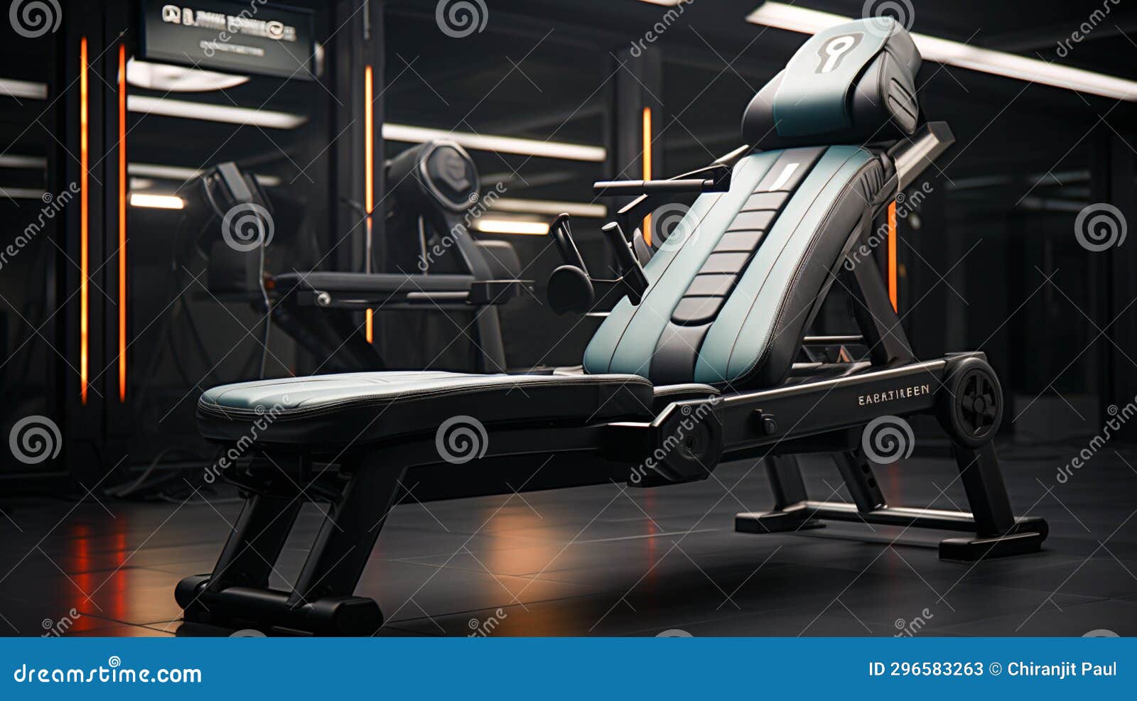 ARM EXTENSION MACHINE for Gym Stock Image - Image of health, adult ...