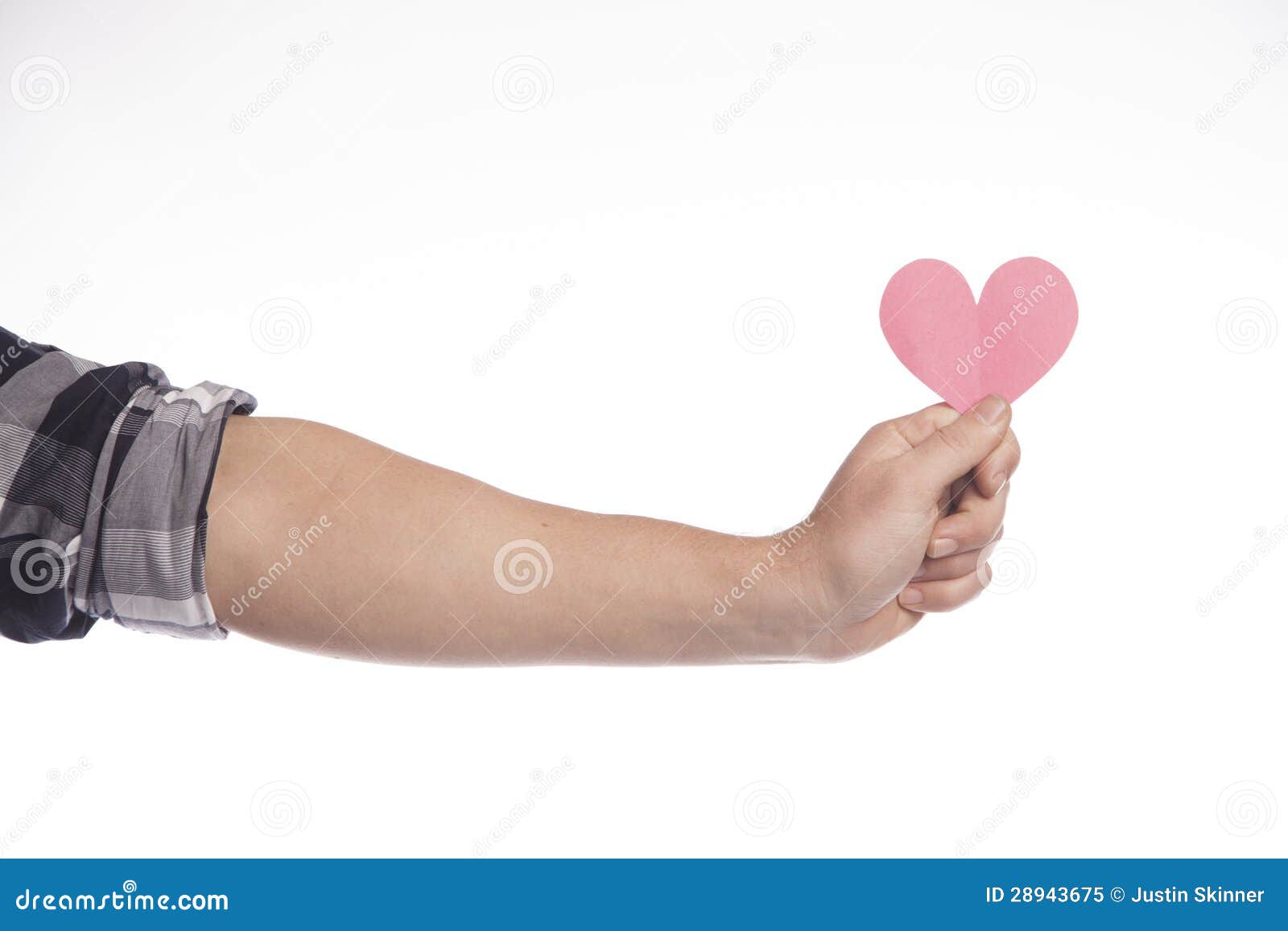 Arm Holding Paper Heart stock image. Image of hope, human - 28943675