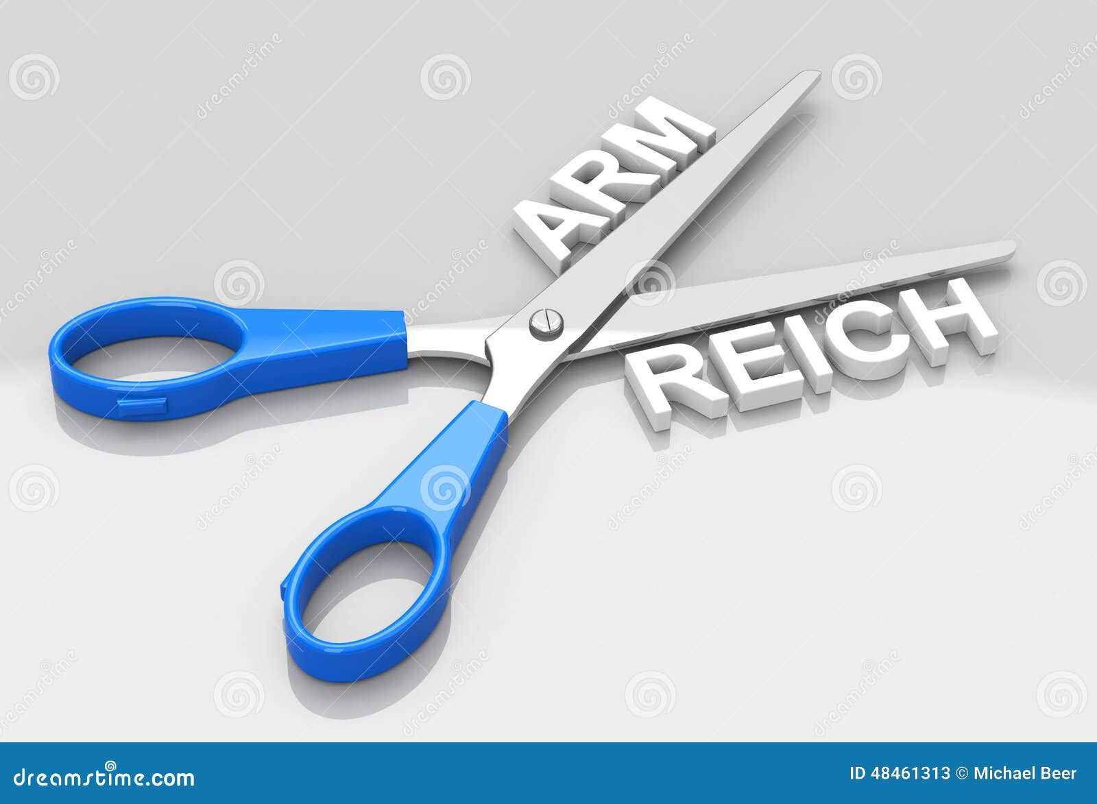 Arm oder Reich stock abbildung. Illustration von geschäft - 48461313