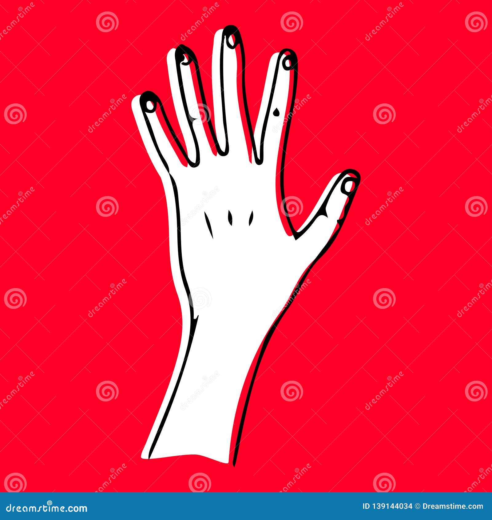 Arm Poster stock vector. Illustration of idea, creative - 139144034