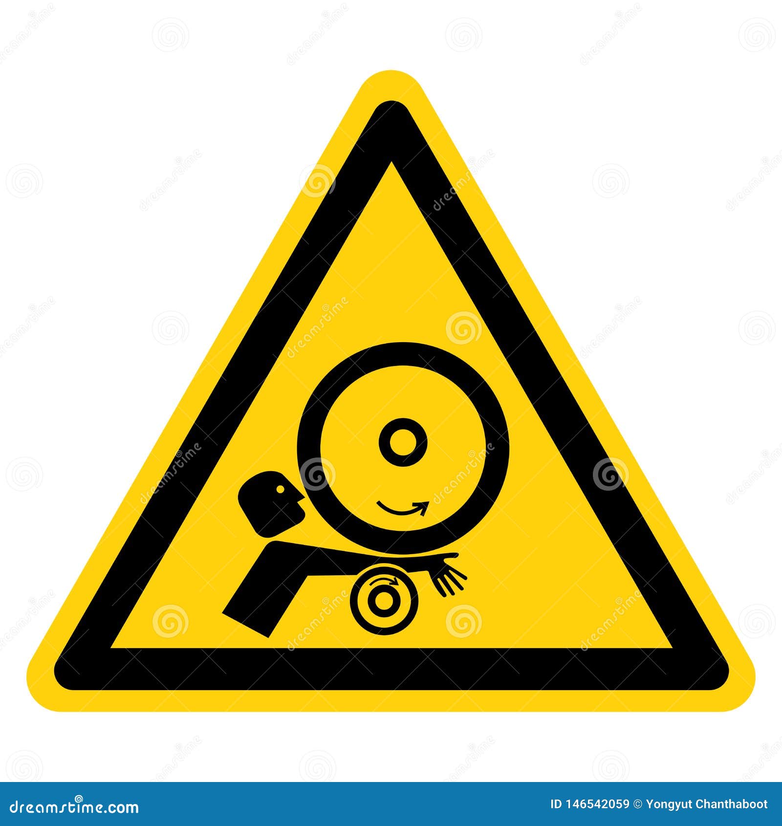 Arm in Rollers Symbol Sign, Vector Illustration, Isolate on White ...