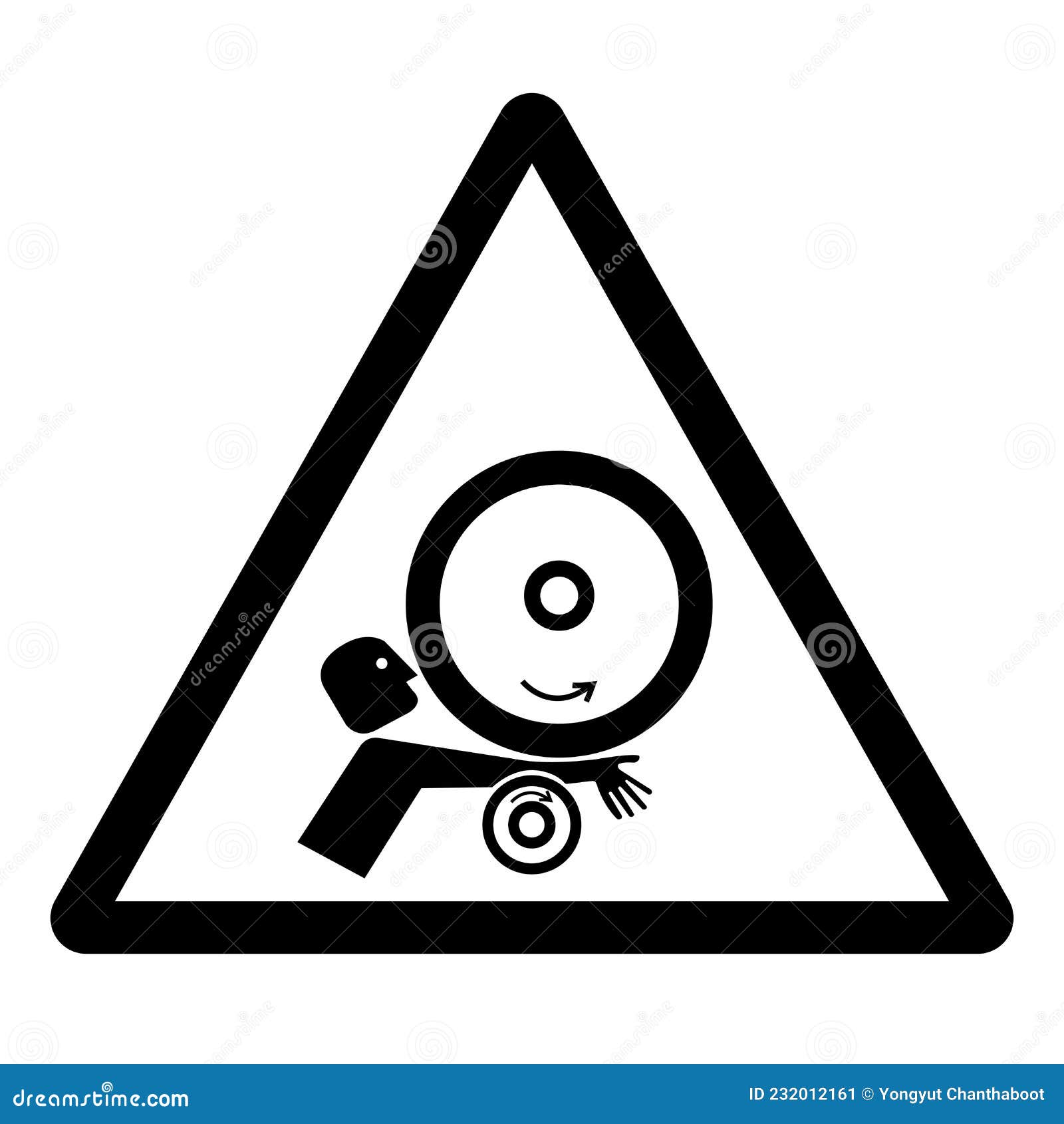 Arm in Rollers Symbol Sign, Vector Illustration, Isolate on White ...