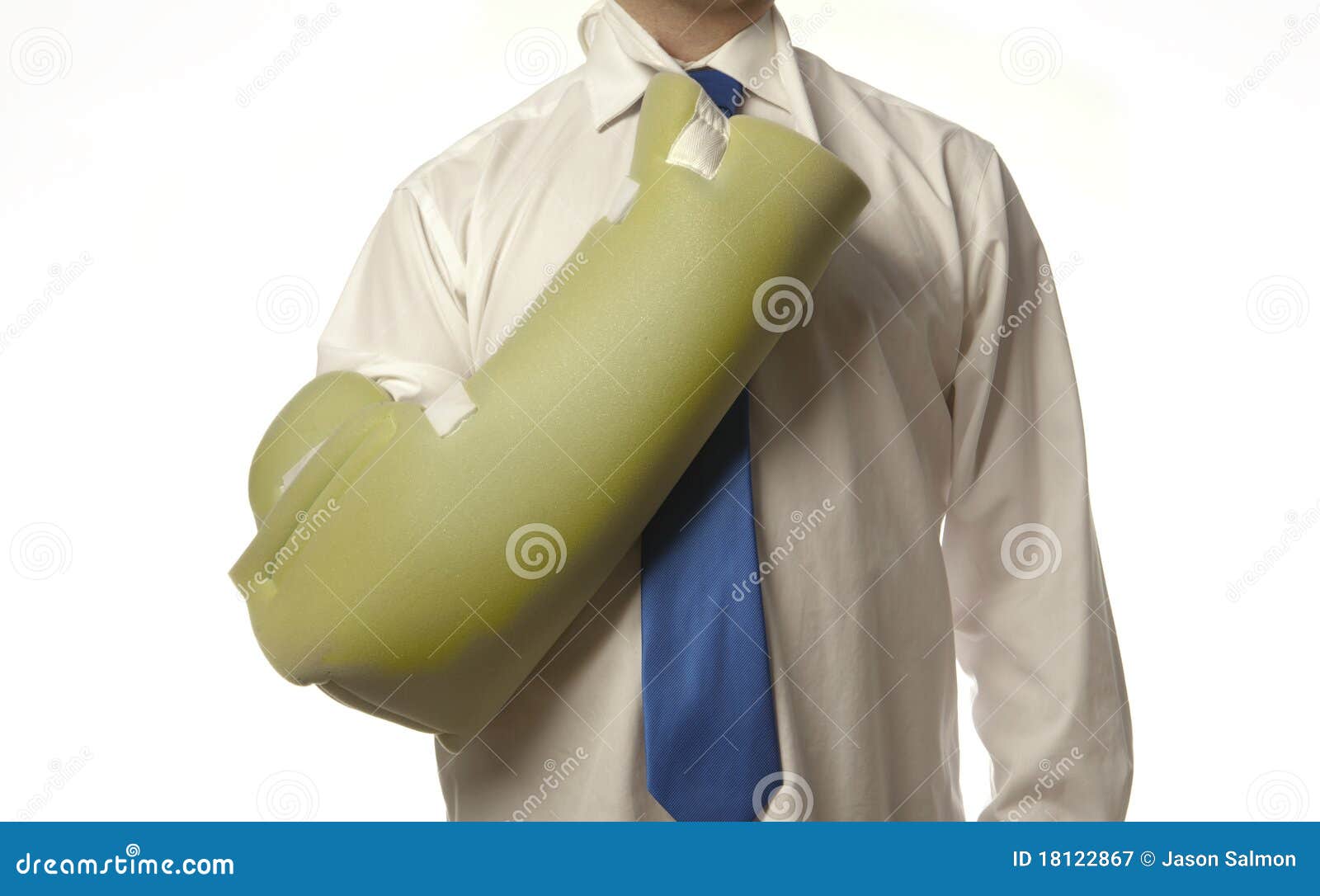 Arm in a sling stock image. Image of caucasian, recovery - 18122867