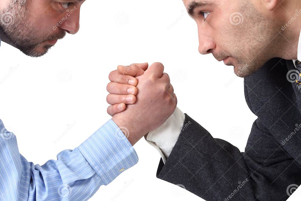 Arm wrestling stock photo. Image of fight, businesspeople - 18815936