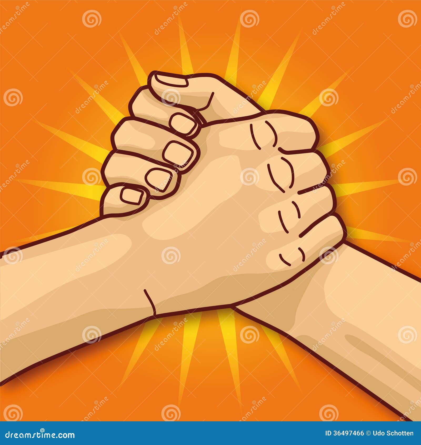 Arm wrestling and power stock vector. Illustration of power - 36497466