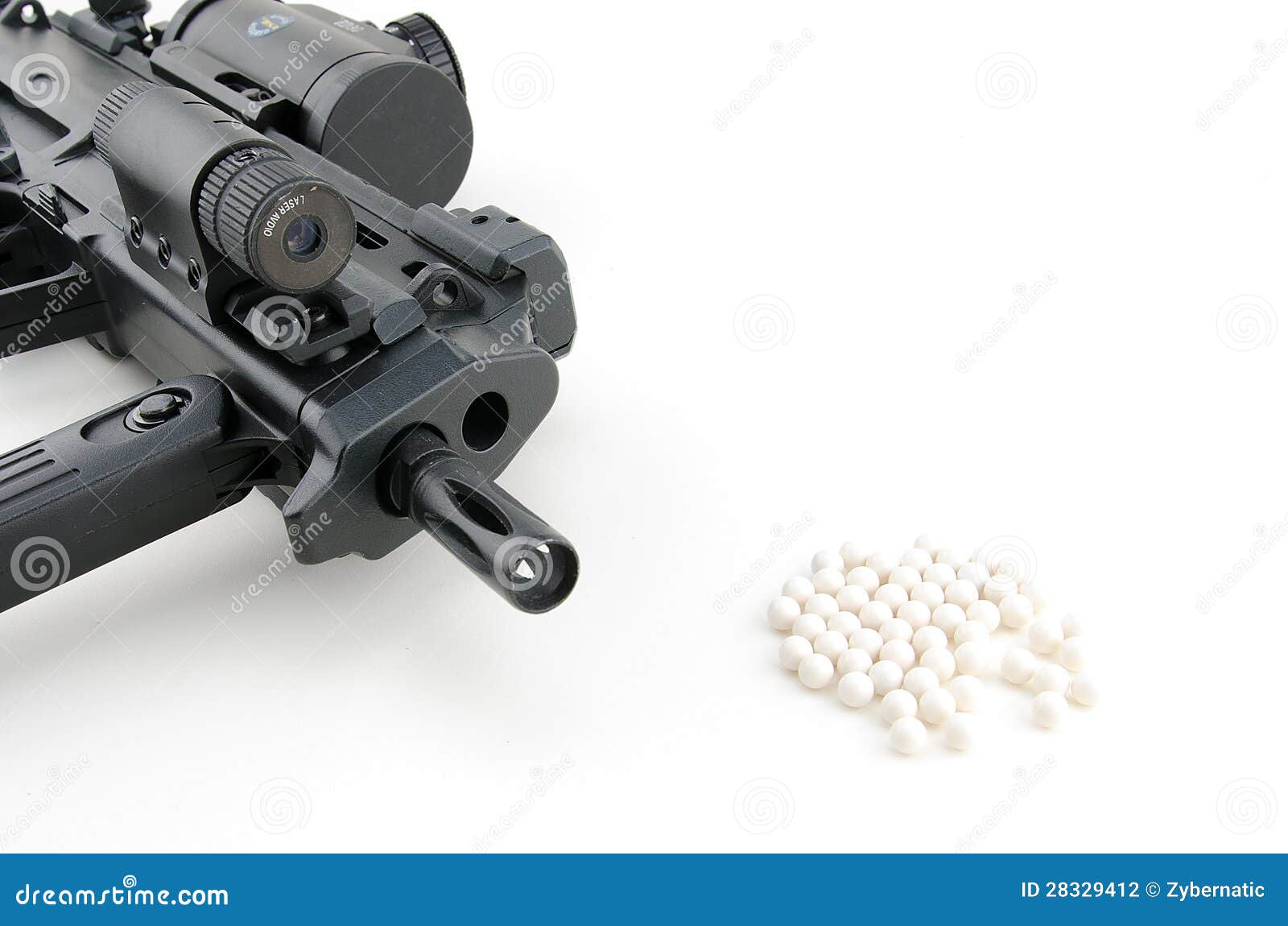 Arma De Airsoft Com Bola Da Bala Foto de Stock - Imagem de textura ...