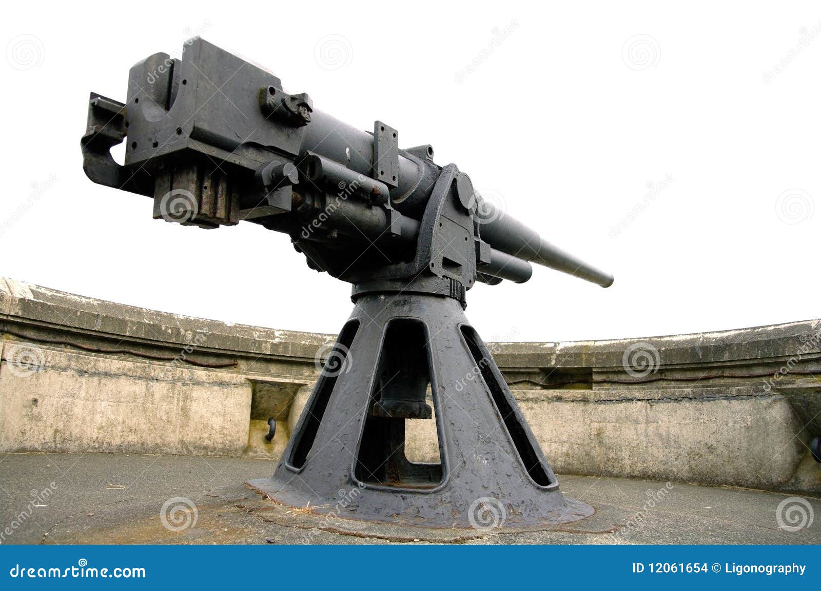 Arma de WWII foto de archivo. Imagen de antigüedad, abajo - 12061654