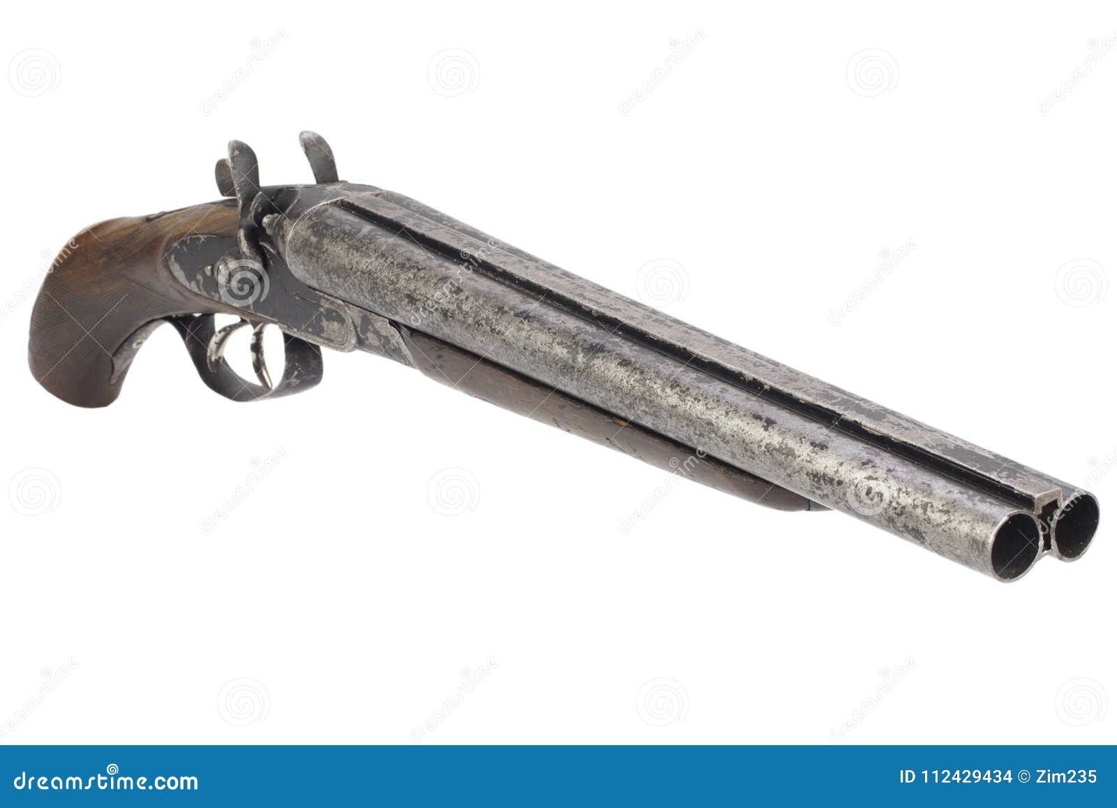 Arma Del Crimen - Aserrada De La Escopeta Foto de archivo - Imagen de ...